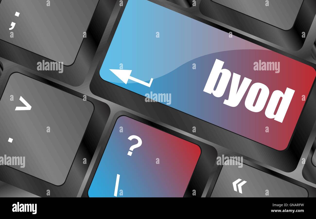 Byod background Stock Vector Images - Alamy