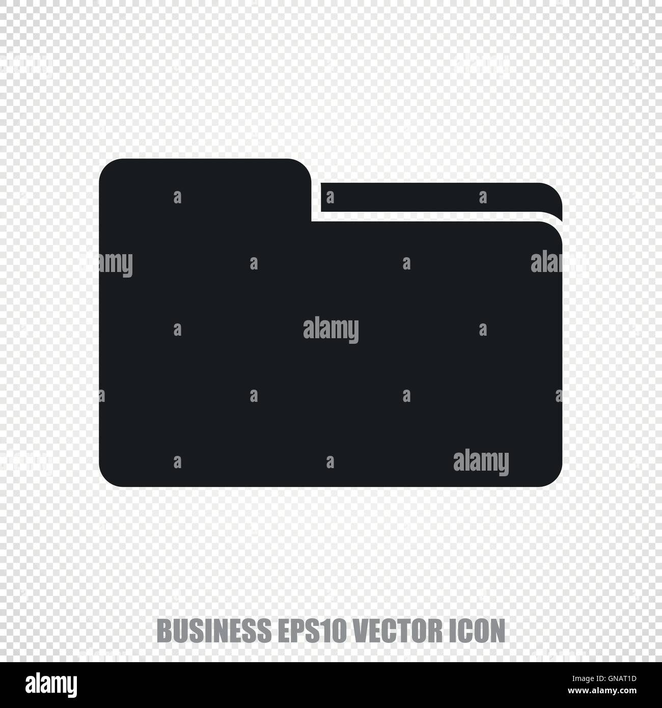 Finance vector Folder icon. Modern flat design Stock Vector Image & Art ...