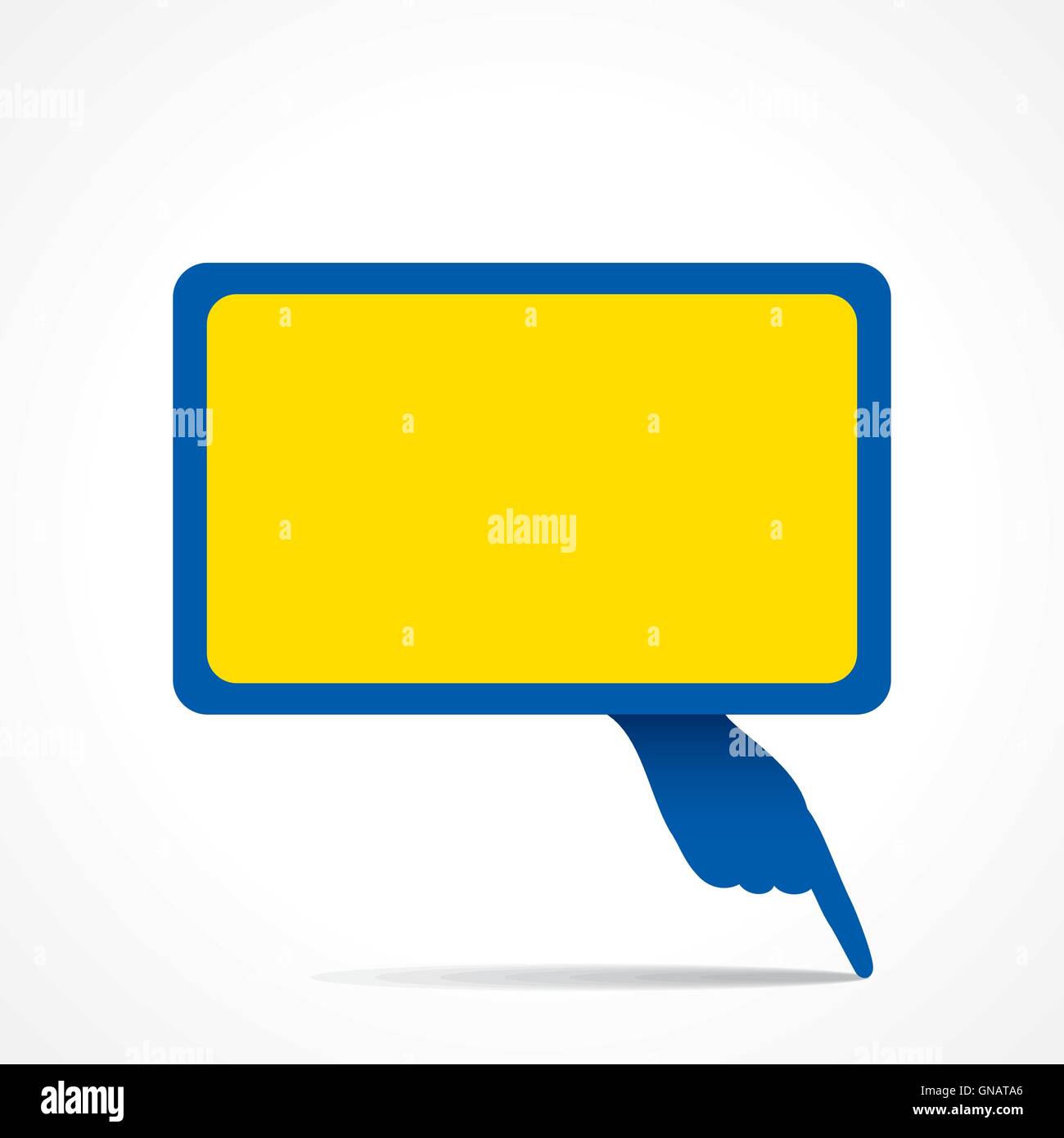 Blank message Stock Vector Images - Alamy