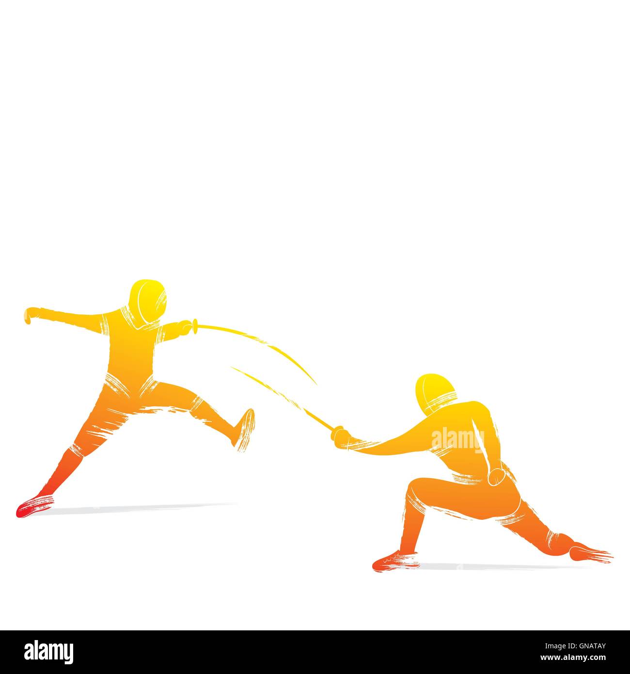 fencing player design vector Stock Vector Image & Art - Alamy