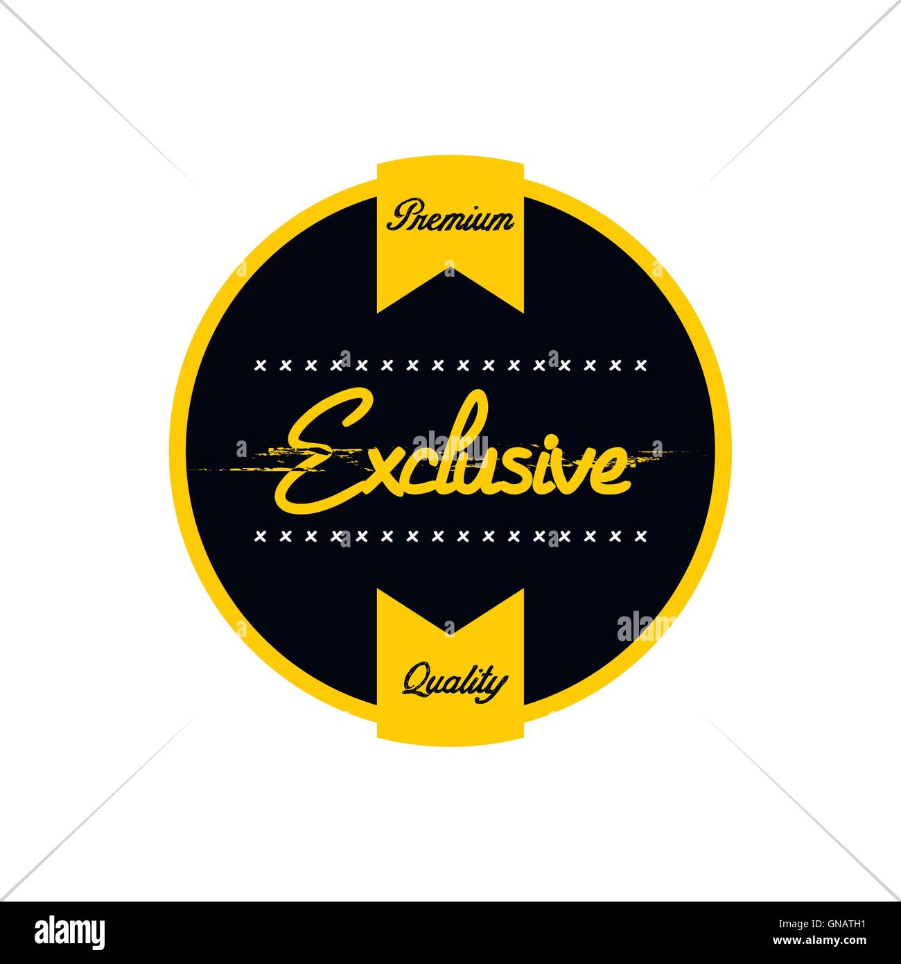 vintage quality badge theme Stock Vector Image & Art - Alamy