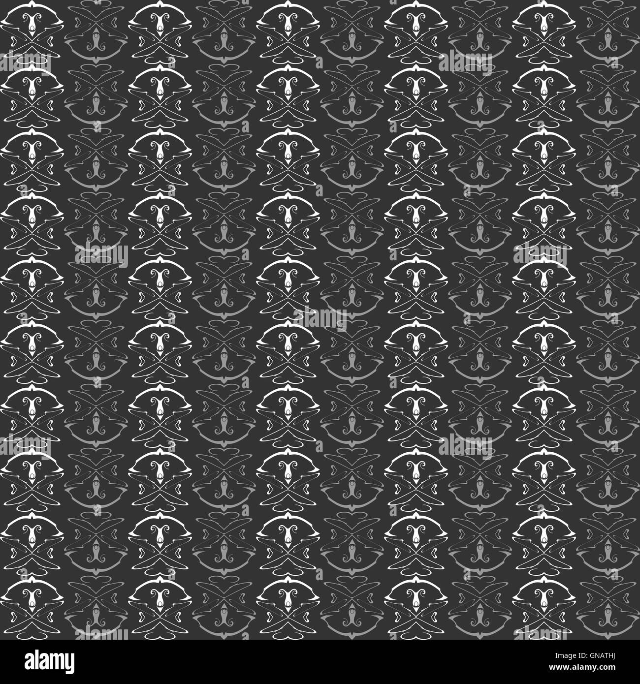Seamless pattern collection Black and White Stock Photos & Images - Alamy