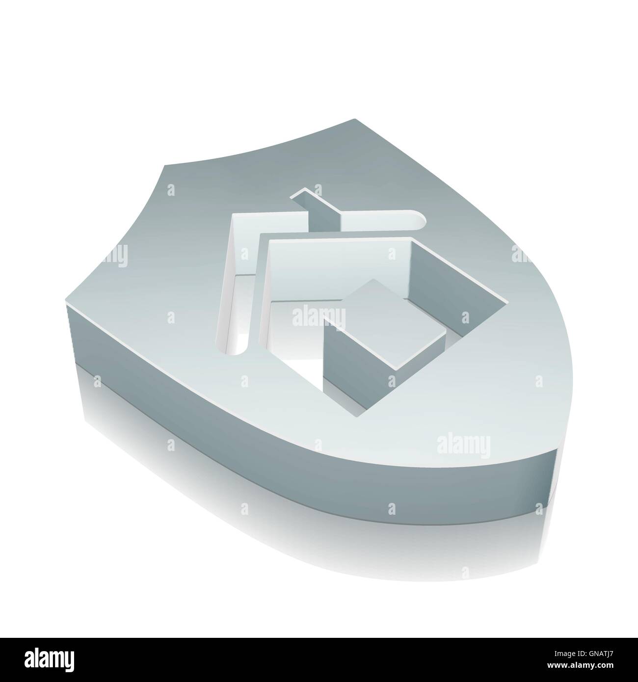 Metallic shield hi-res stock photography and images - Alamy