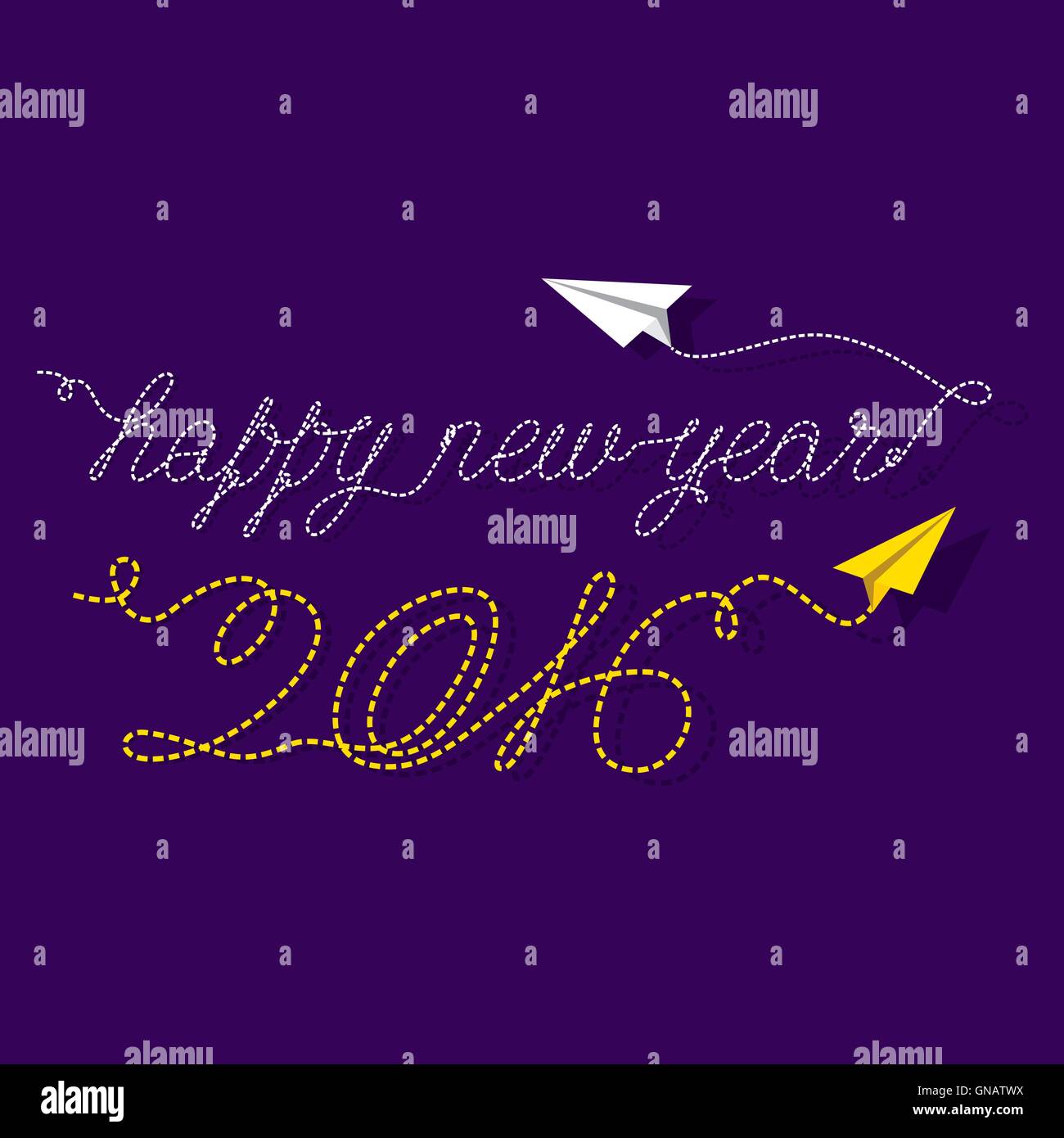 New year airplane hi-res stock photography and images - Alamy