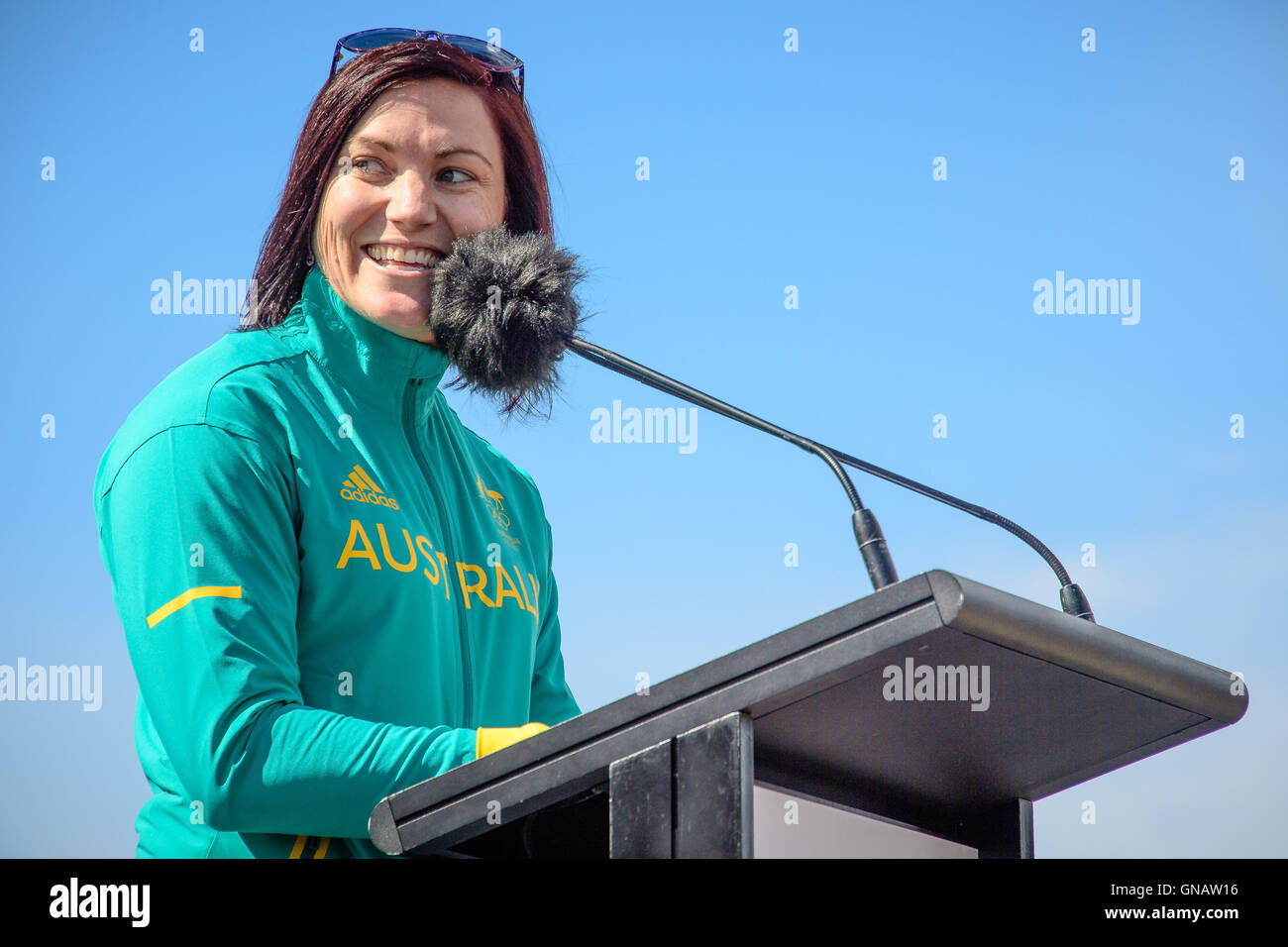 Sydney Australia 29th Aug 2016 Gold Medal Australian Track Cyclist Sydney Australia 29th Aug 2016 Gold Medal Australian Track Cyclist