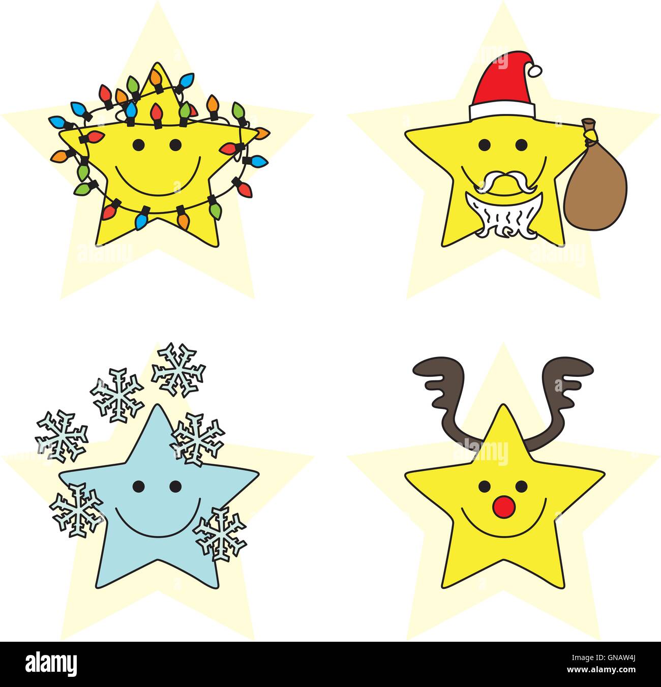 Cartoon star Stock Vector Images - Alamy