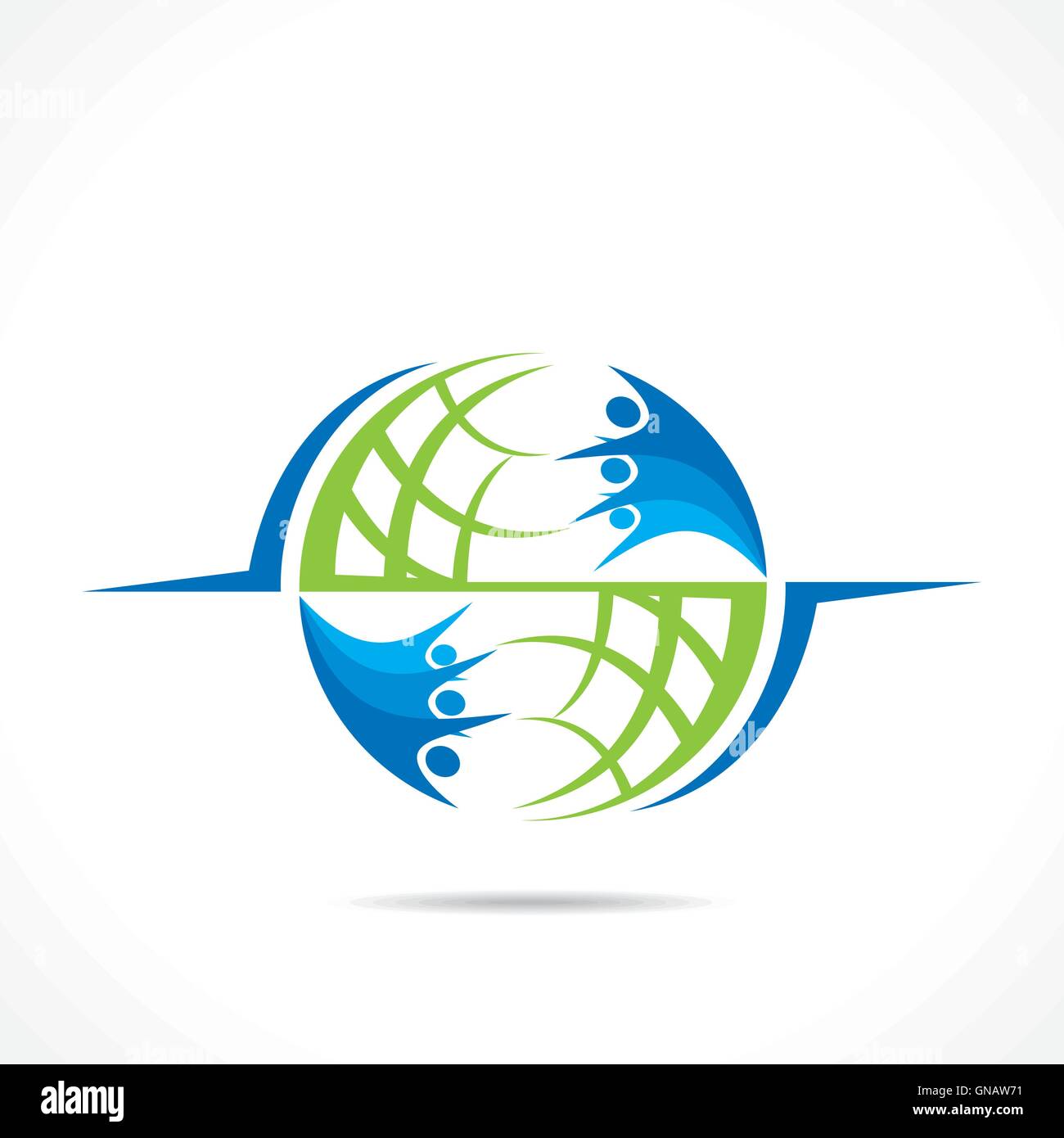 Global support discussion design hi-res stock photography and images ...