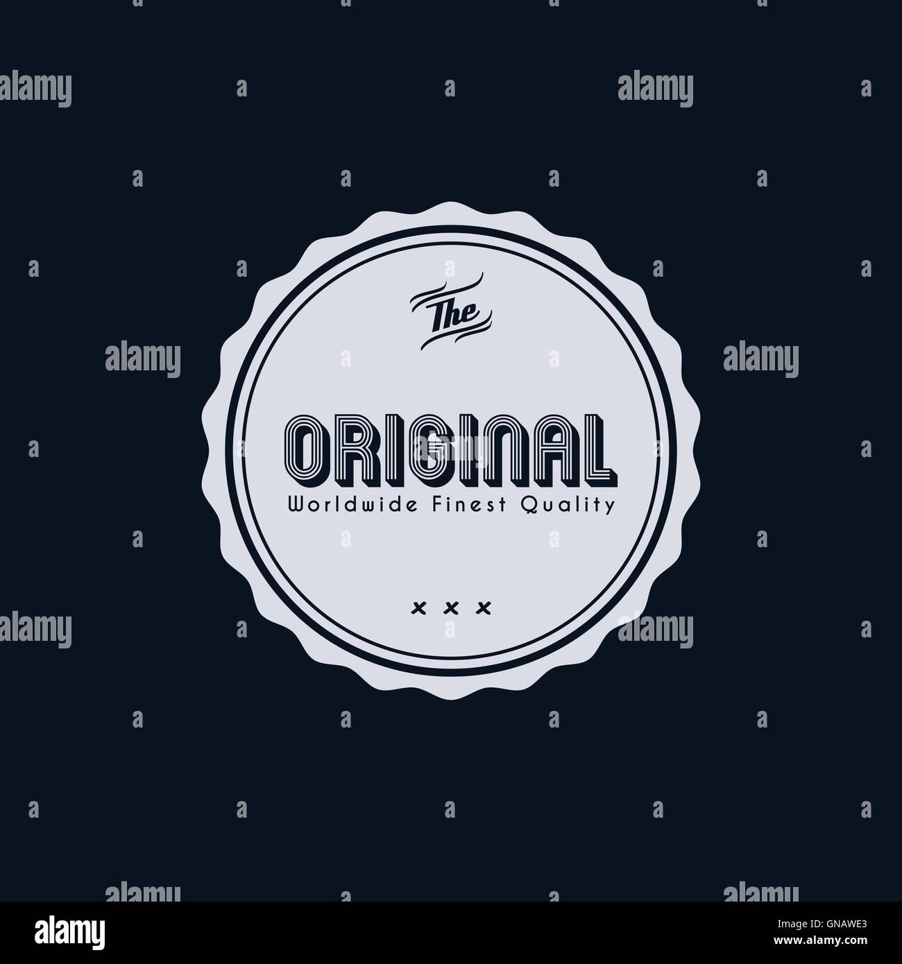 Real true original Stock Vector Images - Alamy