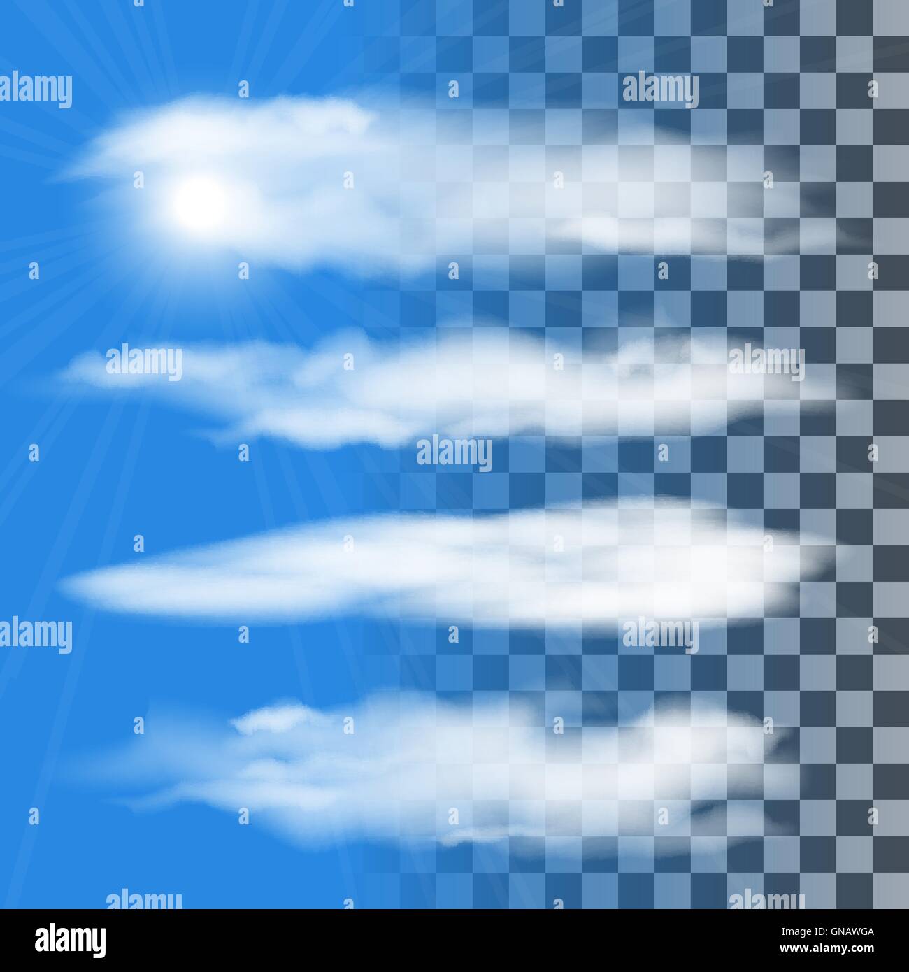transparent vector clouds Stock Vector Image & Art - Alamy