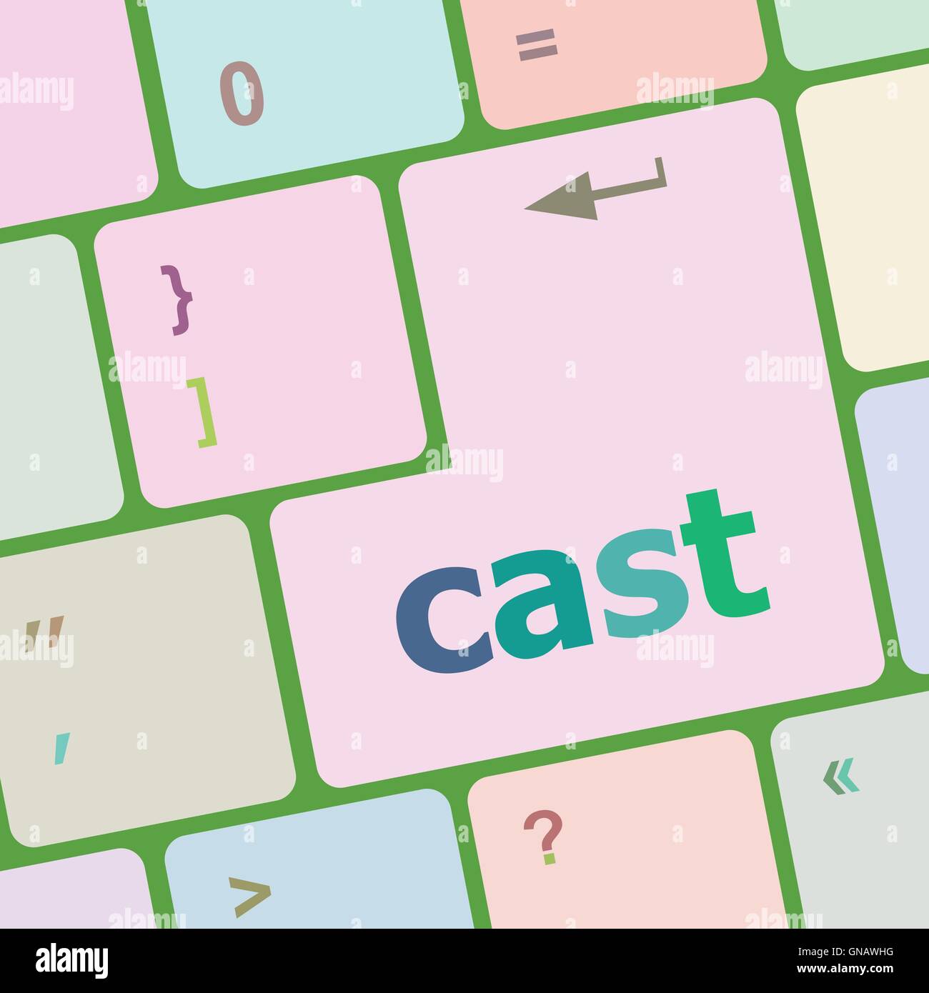 Modern Computer Keyboards, vector illustration vector illustration ...