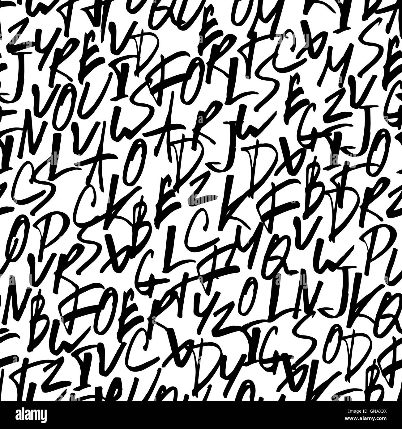 Random letters Black and White Stock Photos & Images - Alamy