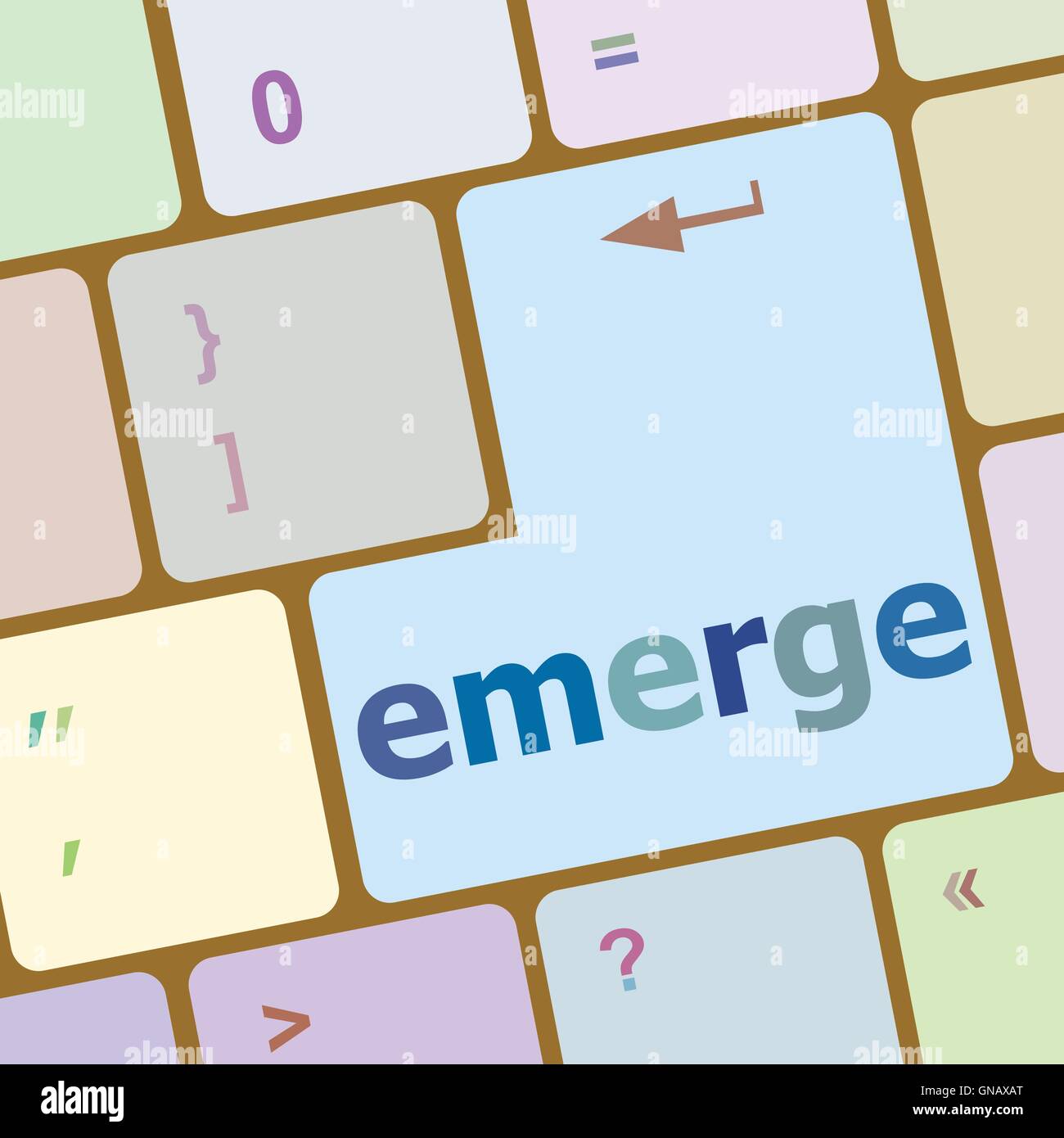 Emerge Stock Vector Images - Alamy