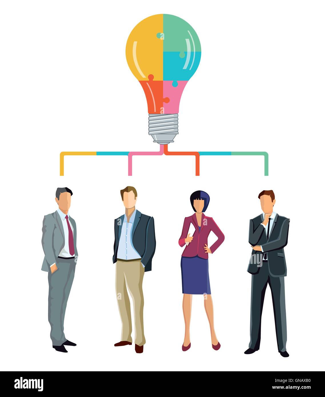 Planning strategy work management Stock Vector Images - Alamy