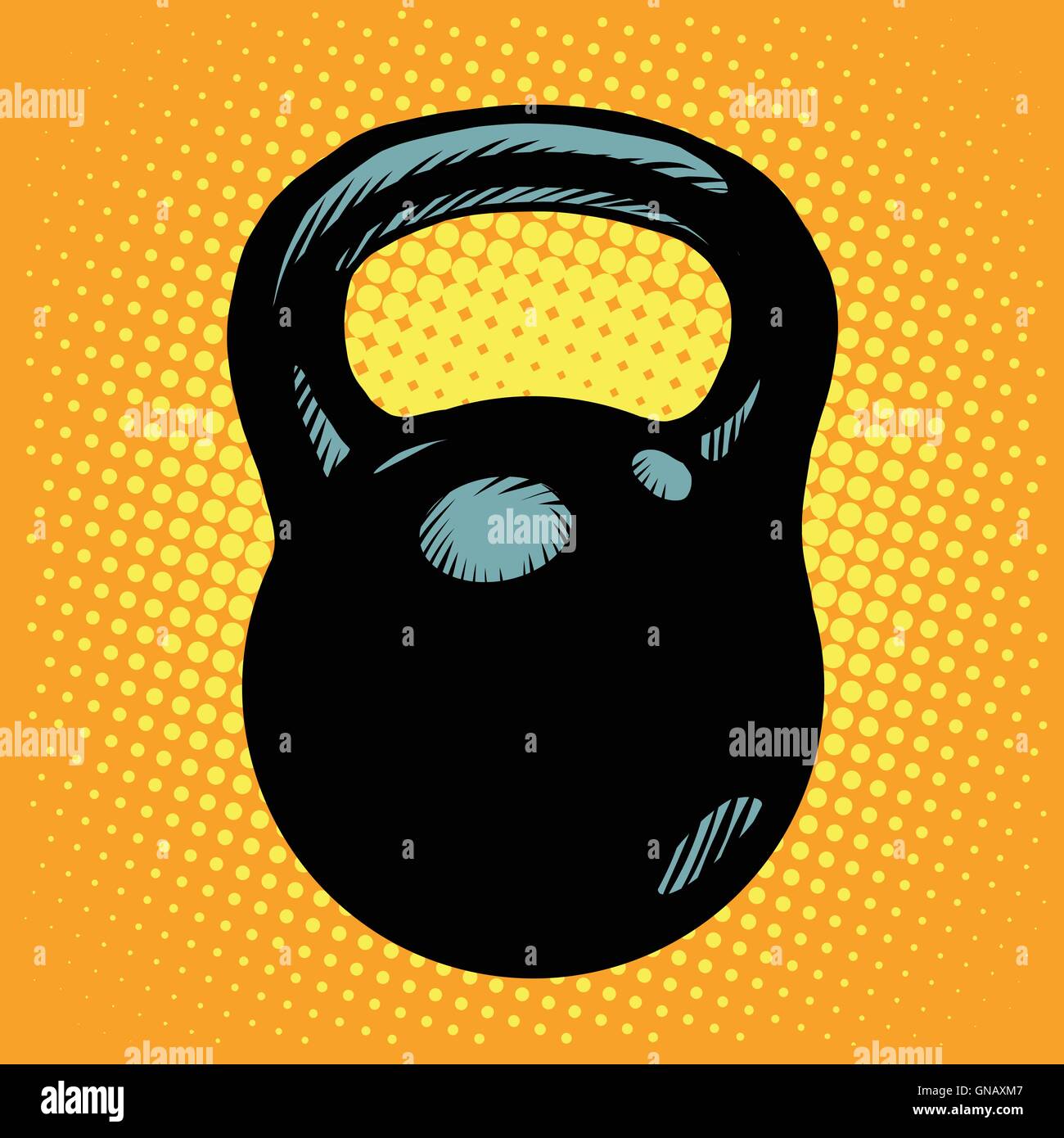 Kettlebell icon Stock Vector Images - Alamy