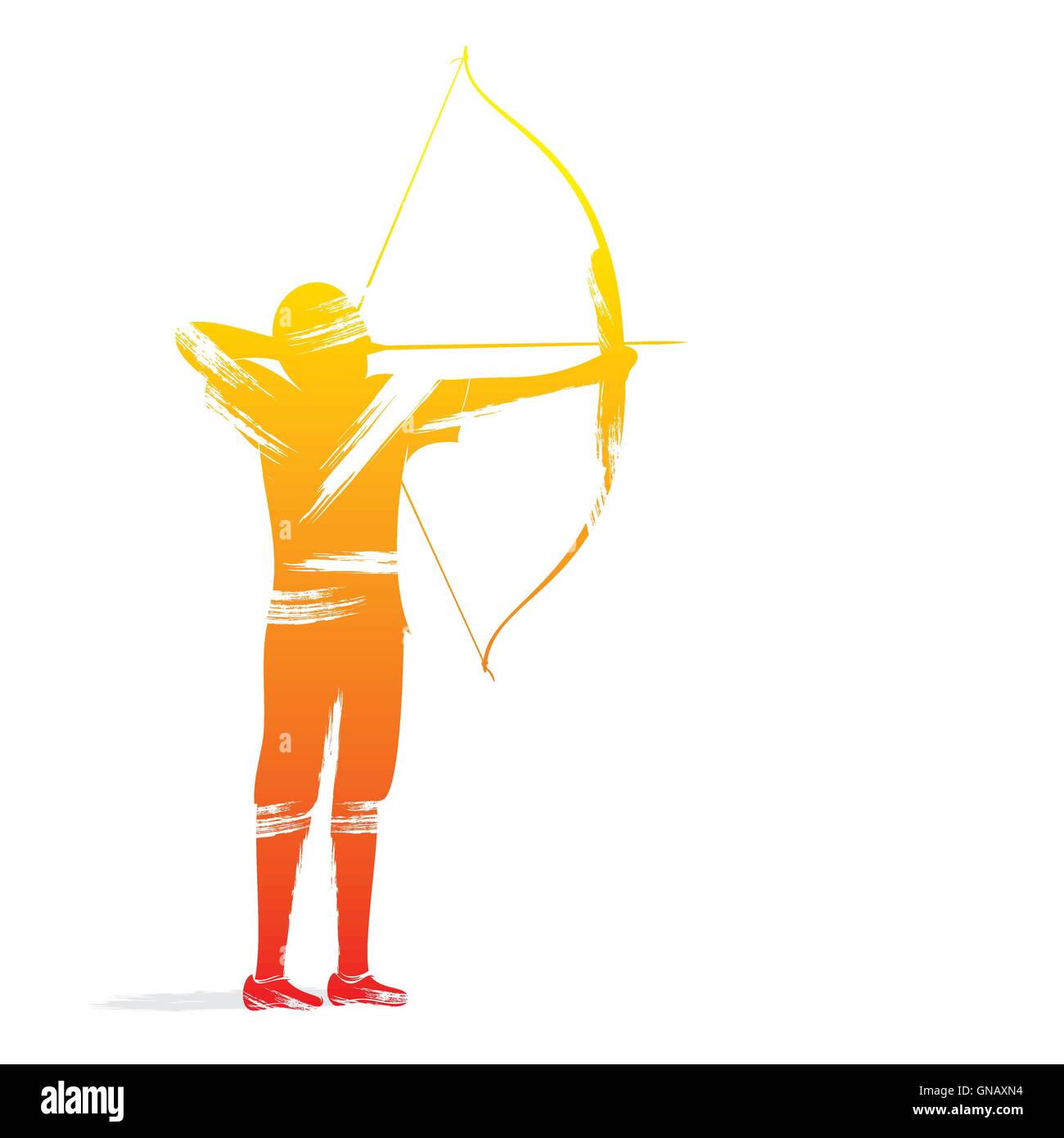 Archer woman Stock Vector Images - Alamy