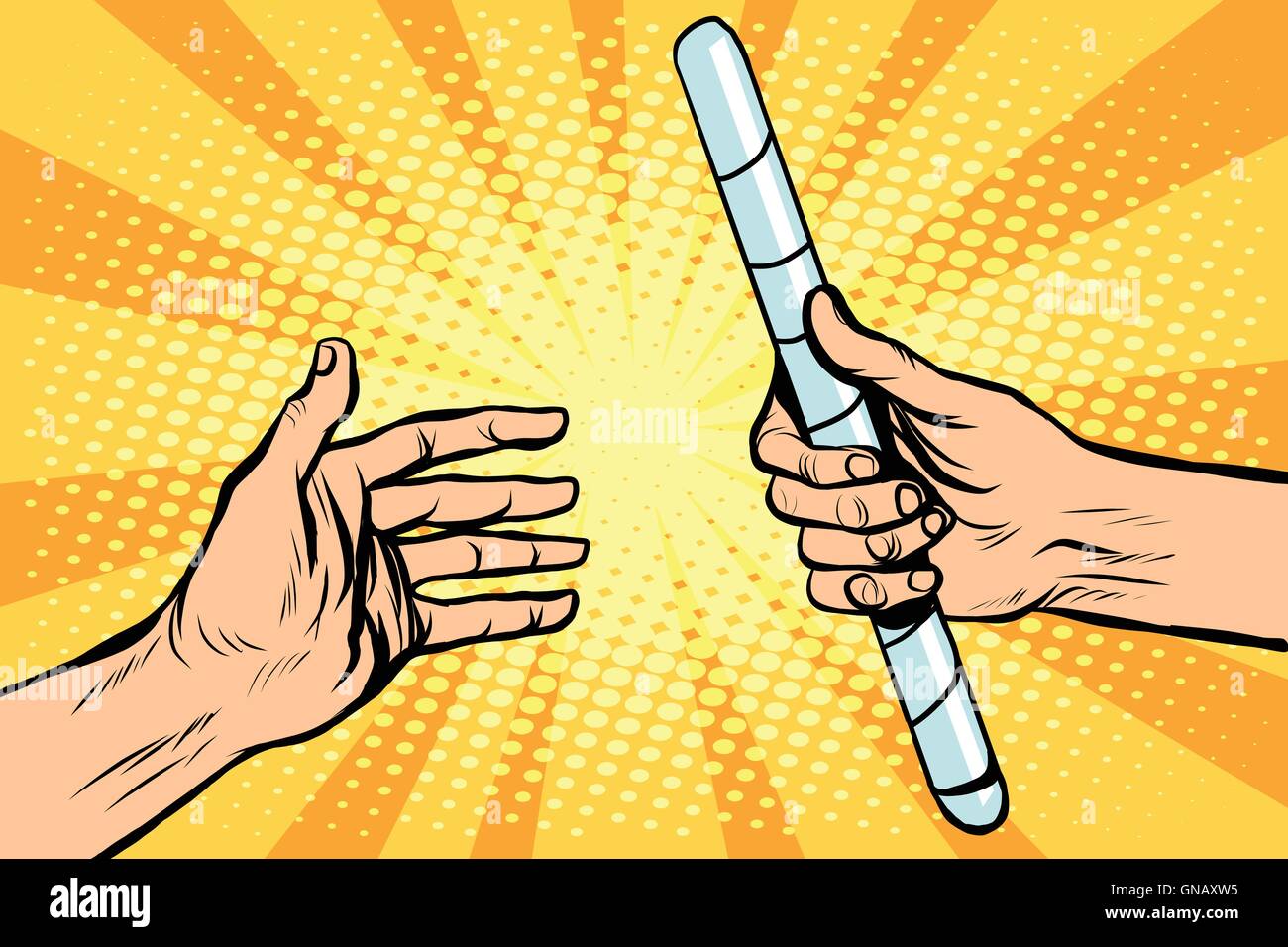 transfer relay baton sports Stock Vector Image & Art - Alamy