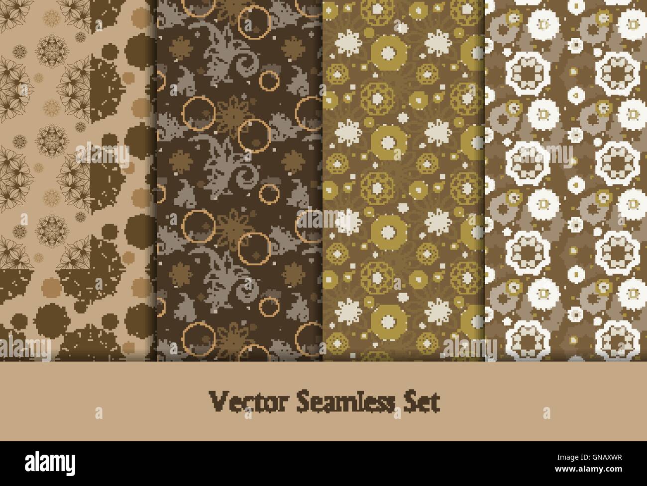 vector seamless patterns set Stock Vector Image & Art - Alamy