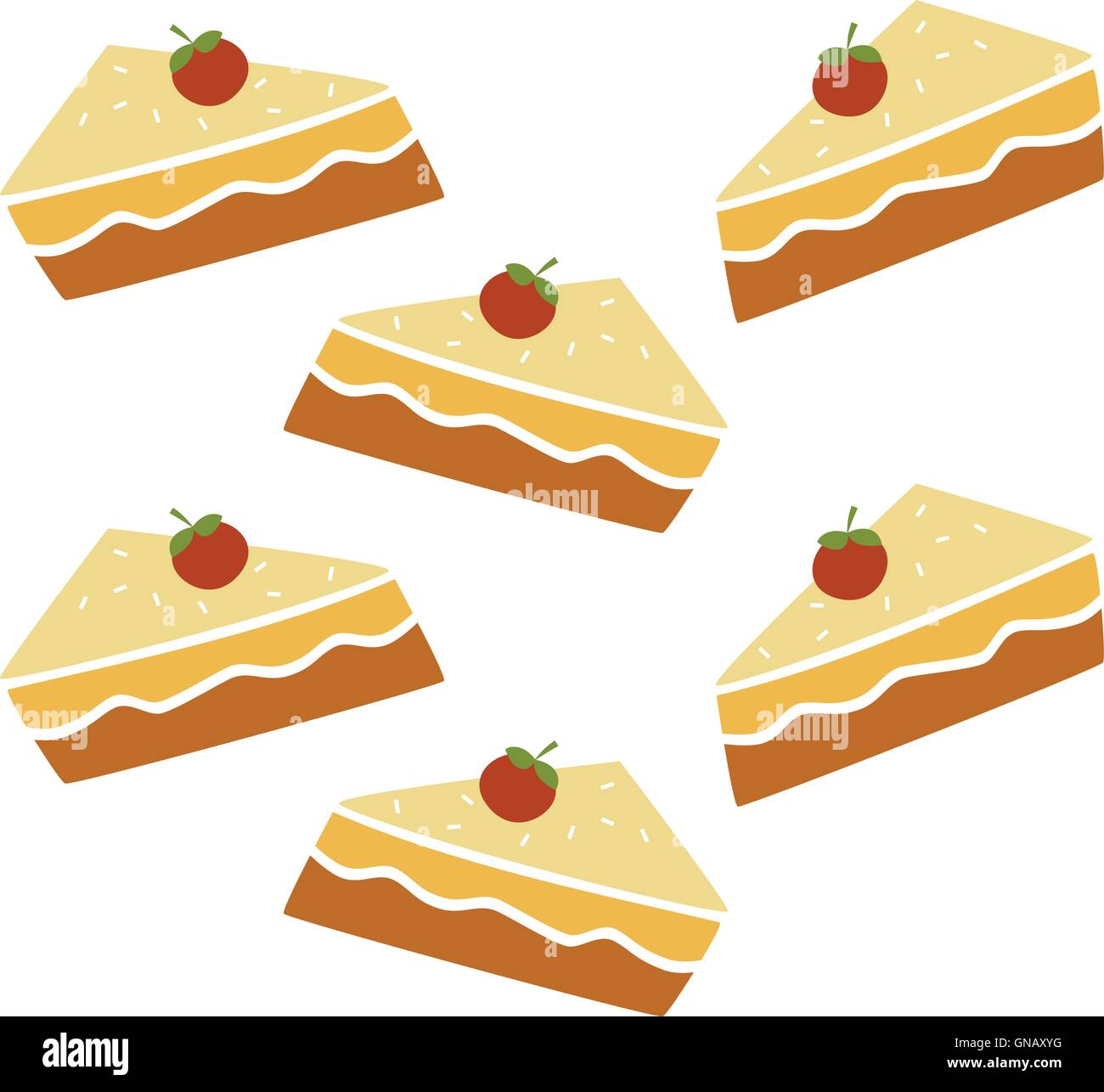 pie cake pattern Stock Vector Image & Art - Alamy