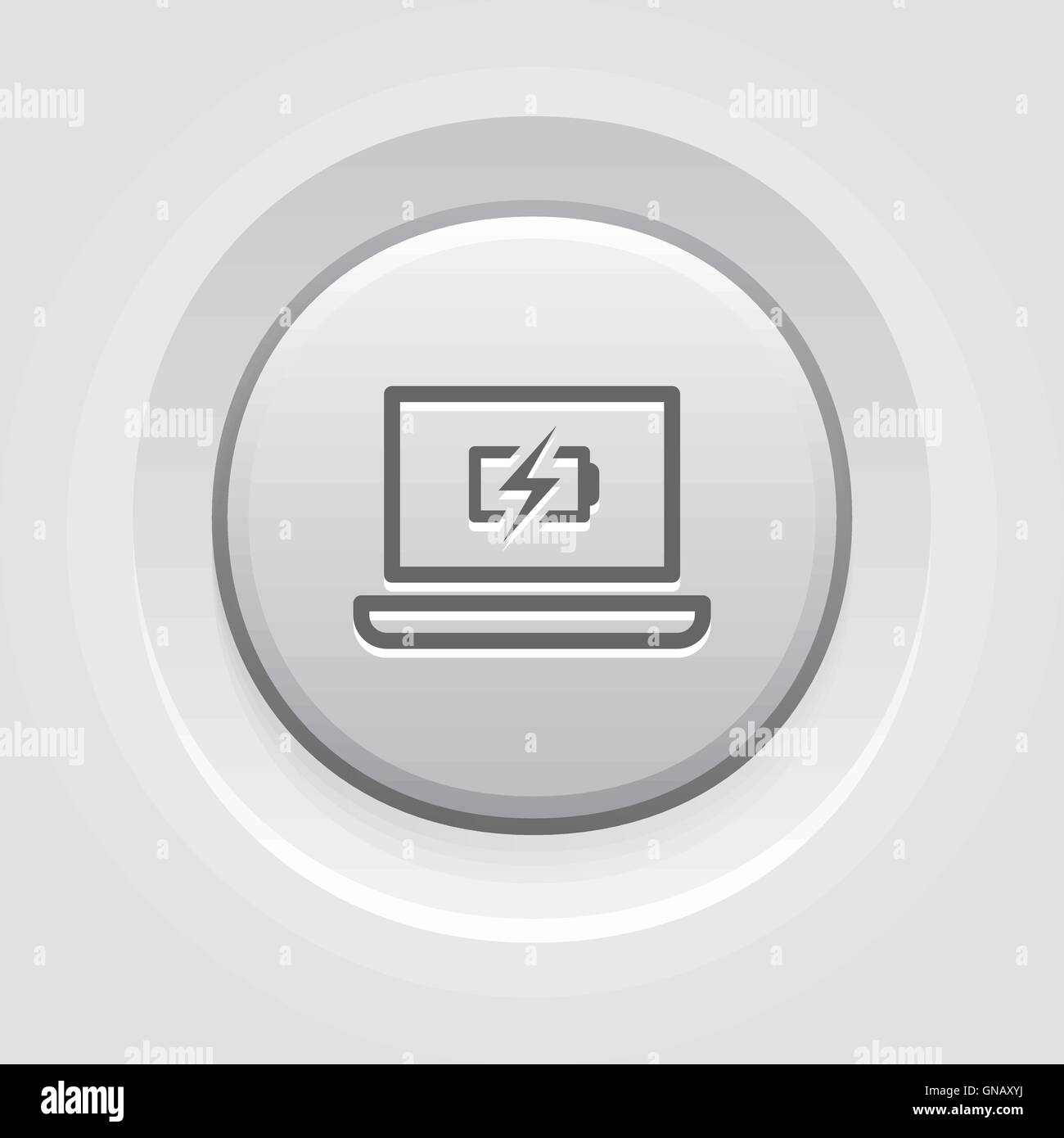 Laptop with Charge Stock Vector Image & Art - Alamy