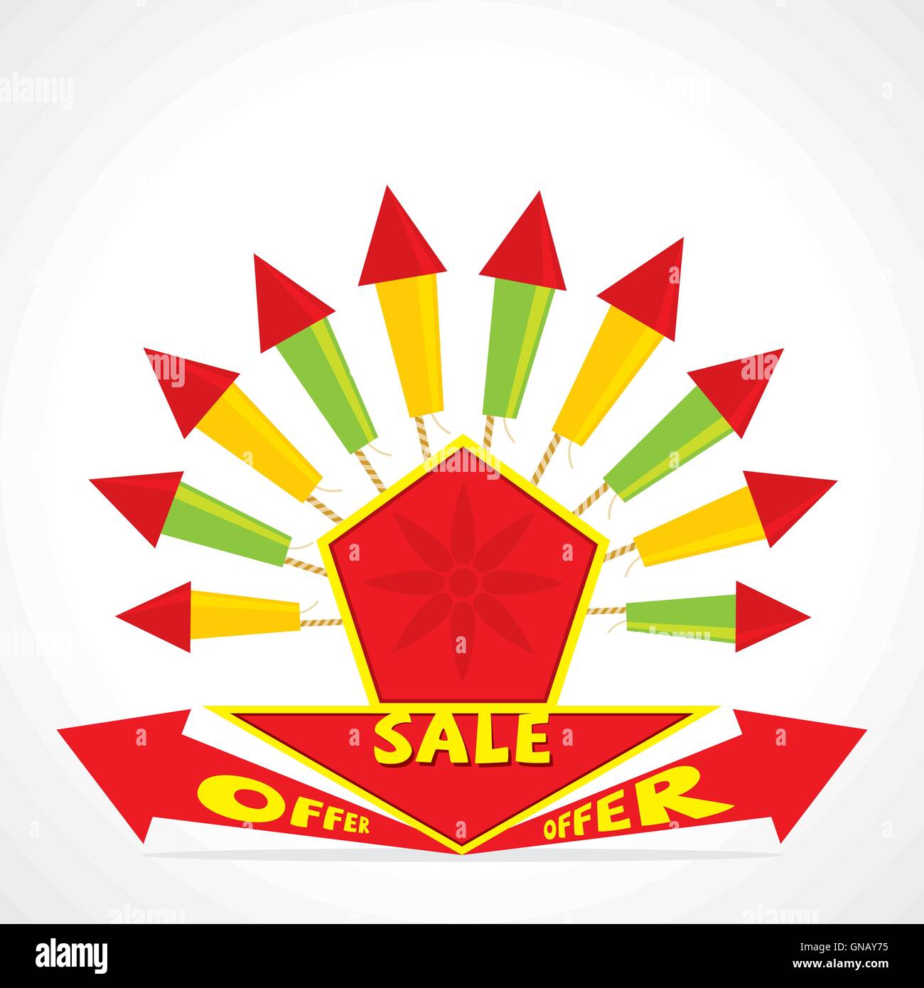 creative offer banner of diwali festival design vector Stock Vector ...