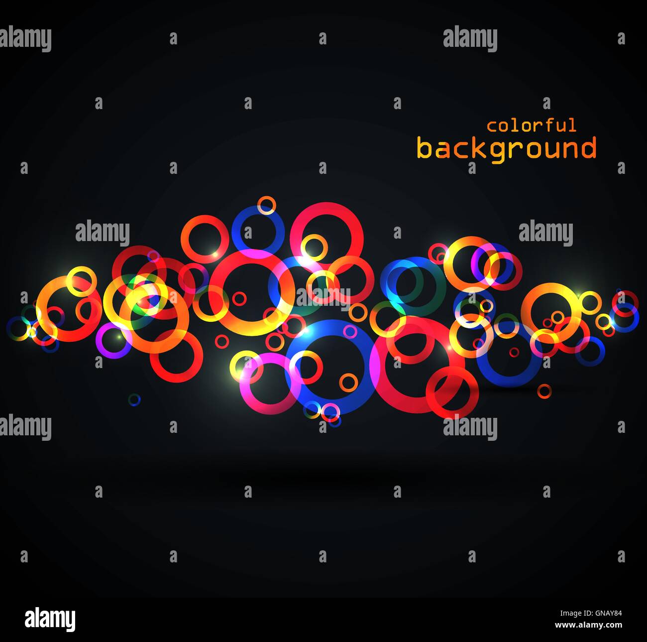 Abstract colored circles Stock Vector Image & Art - Alamy