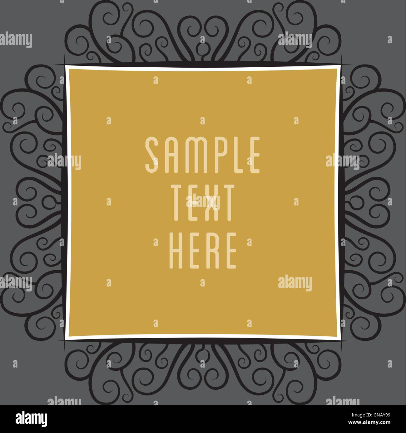 creative vintage sticker or label design vector Stock Vector Image ...