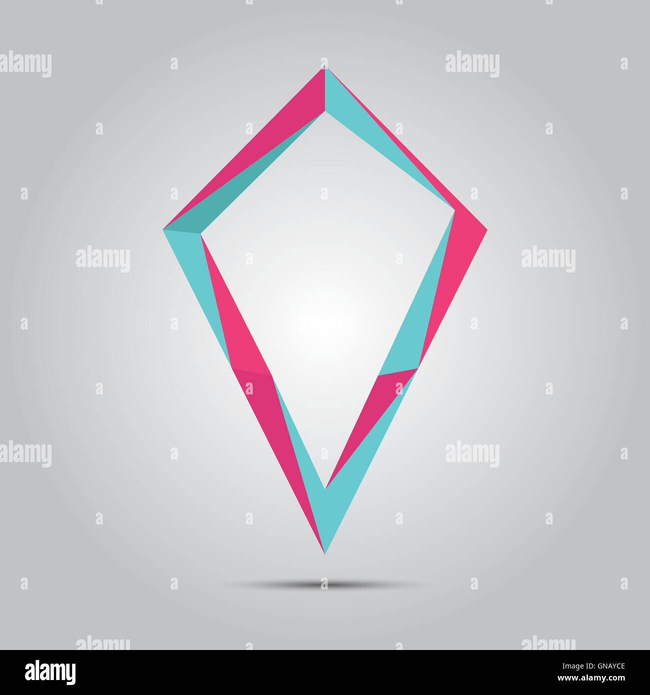 Pink line logo design Stock Vector Images - Alamy