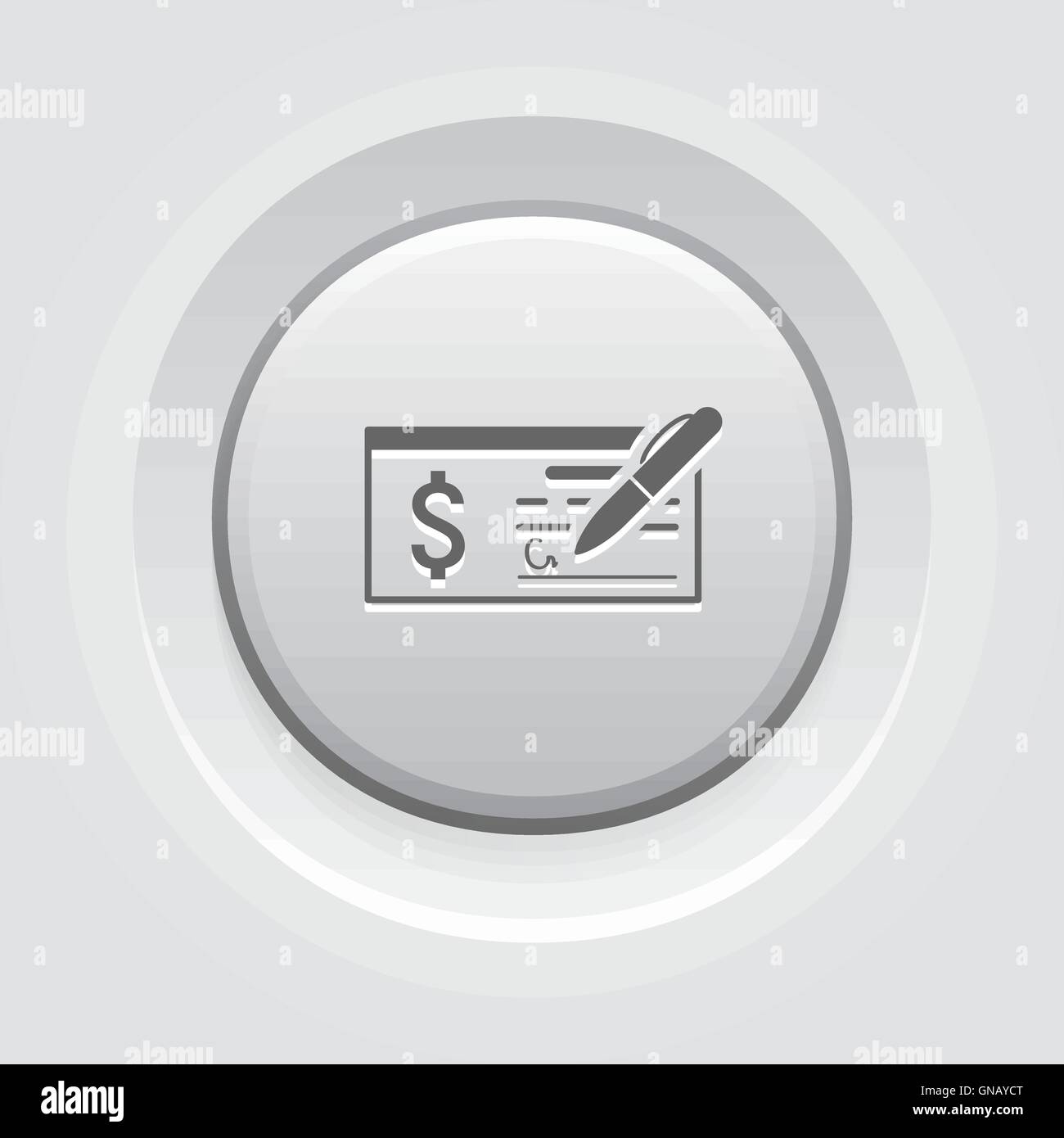 Money Check Business Icon Stock Vector Image & Art - Alamy