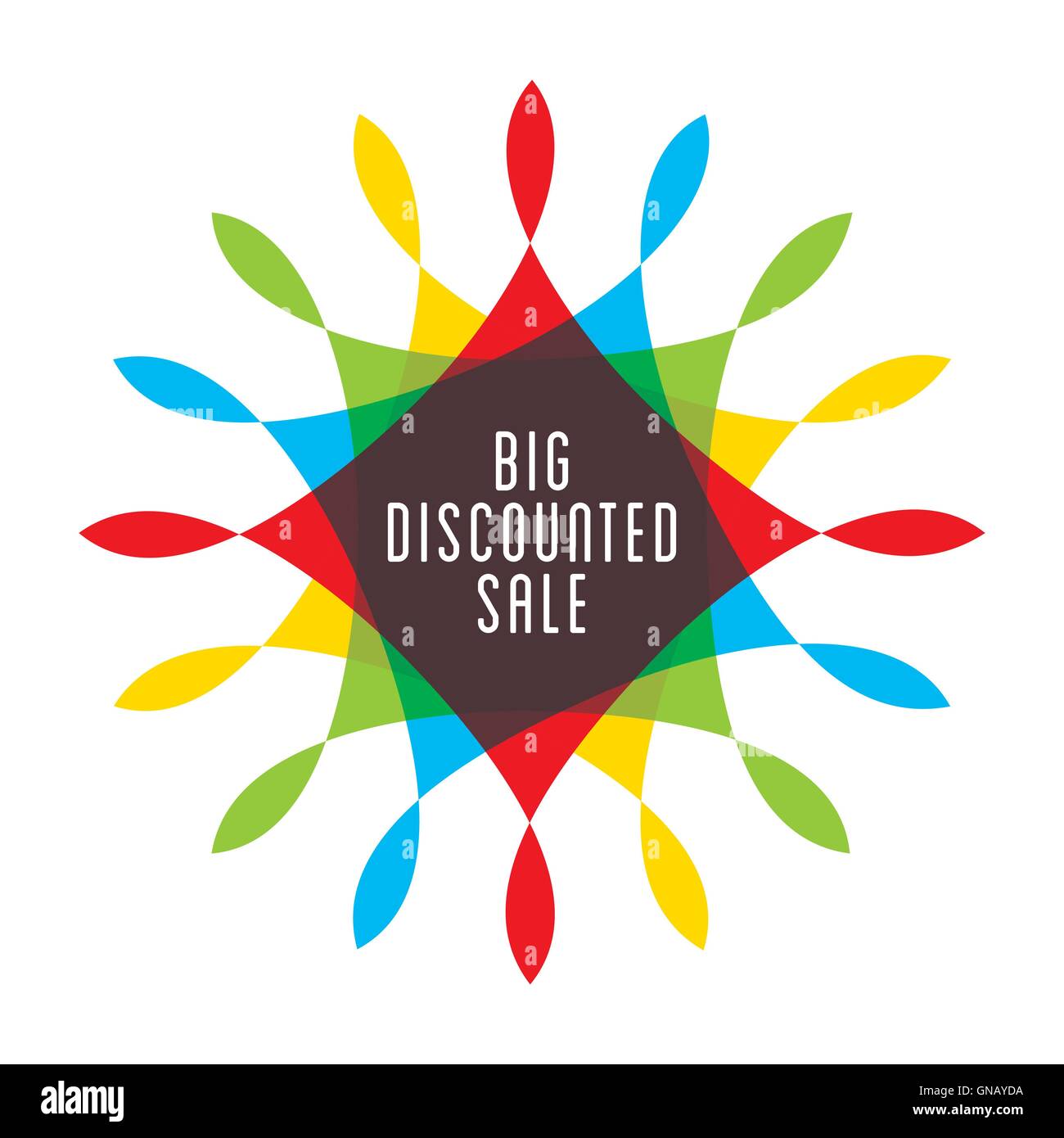 creative colorful sticker or label design vector Stock Vector Image ...