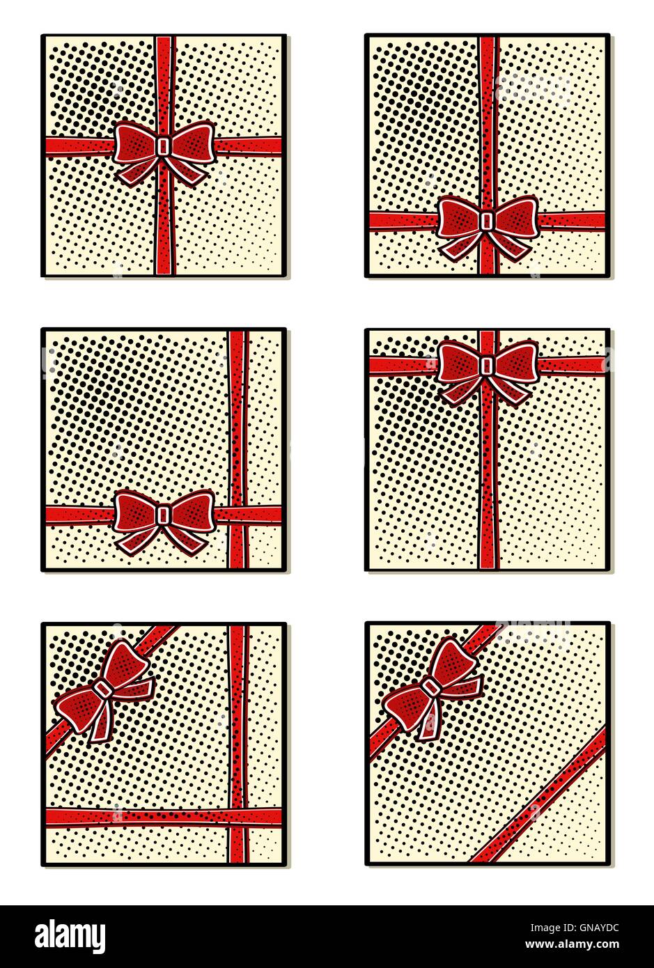 collection of comic gifts Stock Vector Image & Art - Alamy