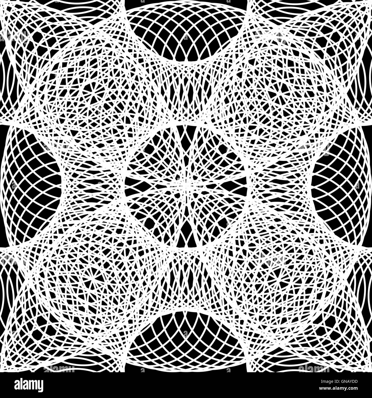 Geometric background pattern of circles, rings Stock Vector Image & Art ...