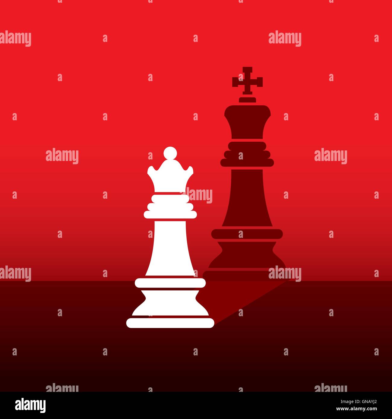 King queen concept symbol hi-res stock photography and images - Alamy