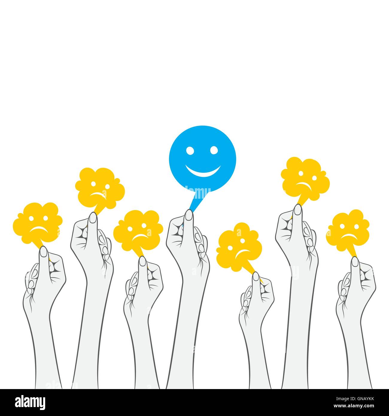 Non smiley face Stock Vector Images - Alamy