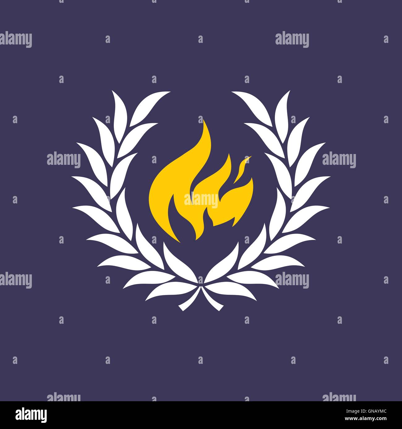 wreath with fire Stock Vector Image & Art - Alamy