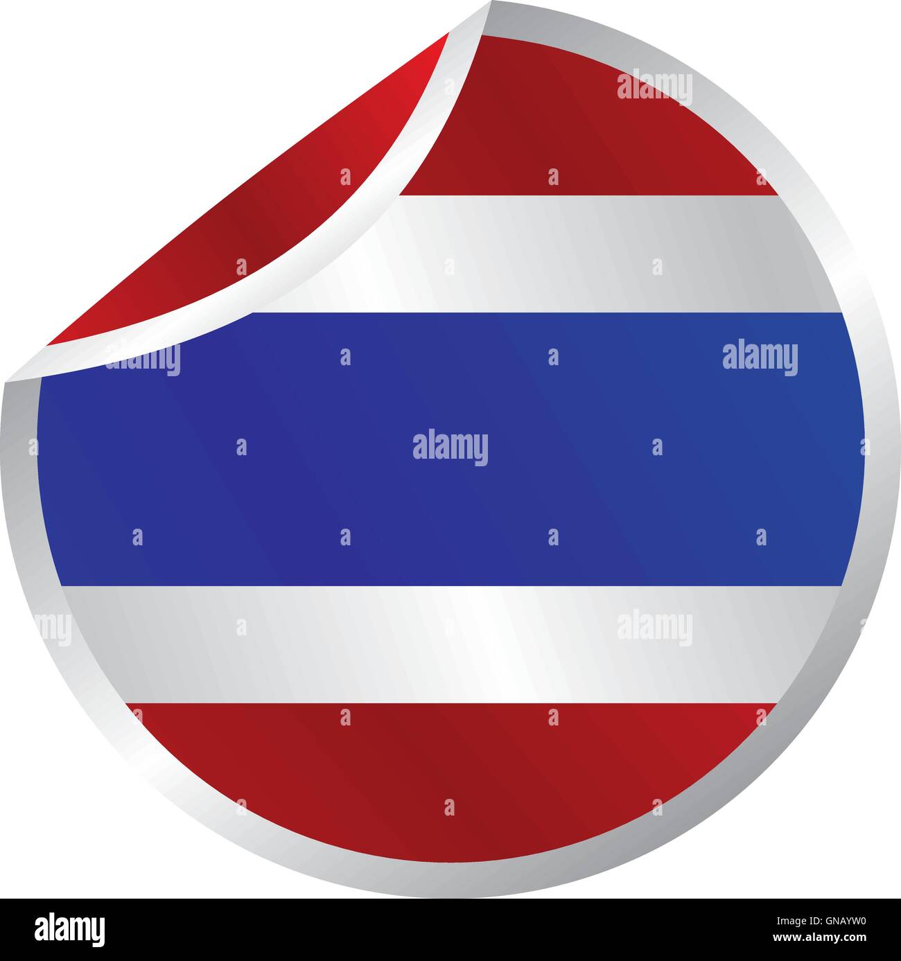 glossy theme thailand national flag Stock Vector Image & Art - Alamy