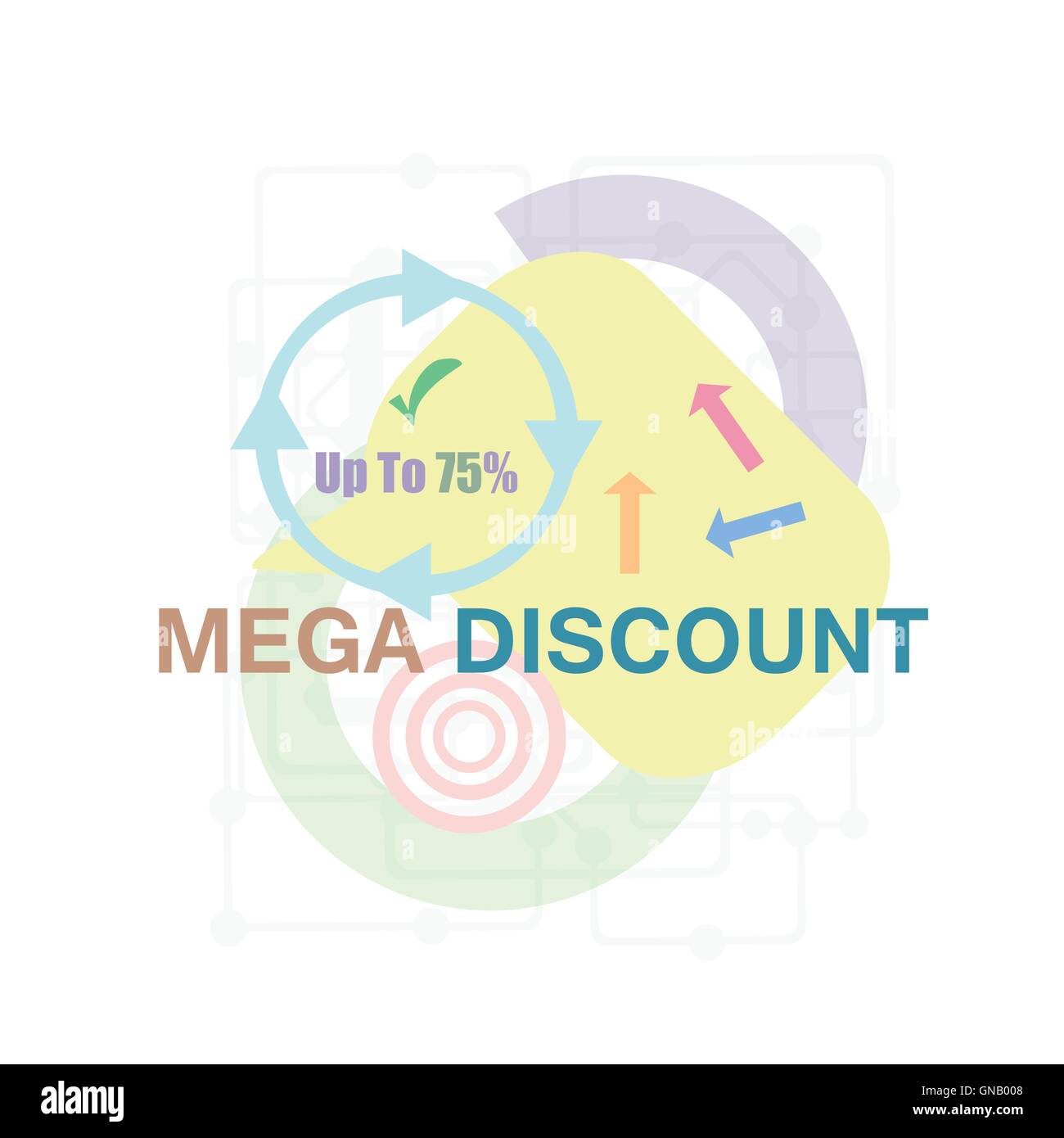 Mega Discount. Discount sticker. Offer sticker. Discount label. Special ...