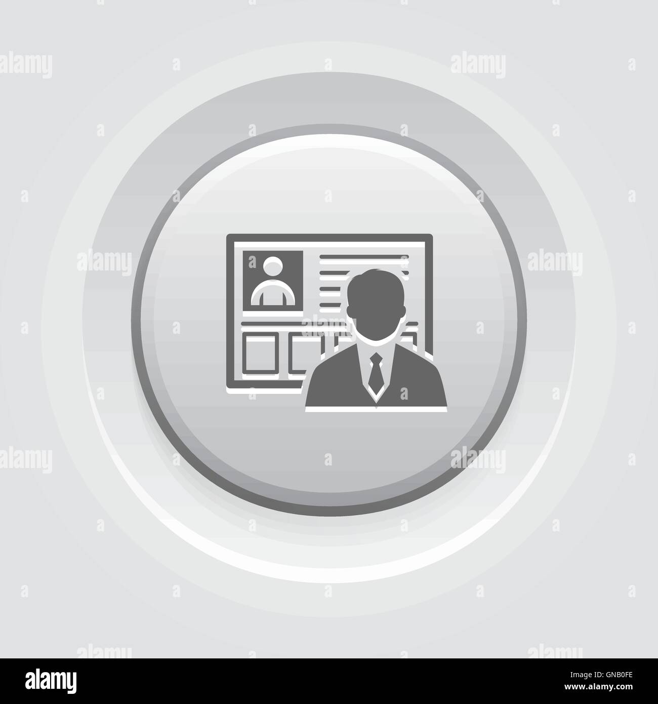 Business Profile Icon Stock Vector Image & Art - Alamy