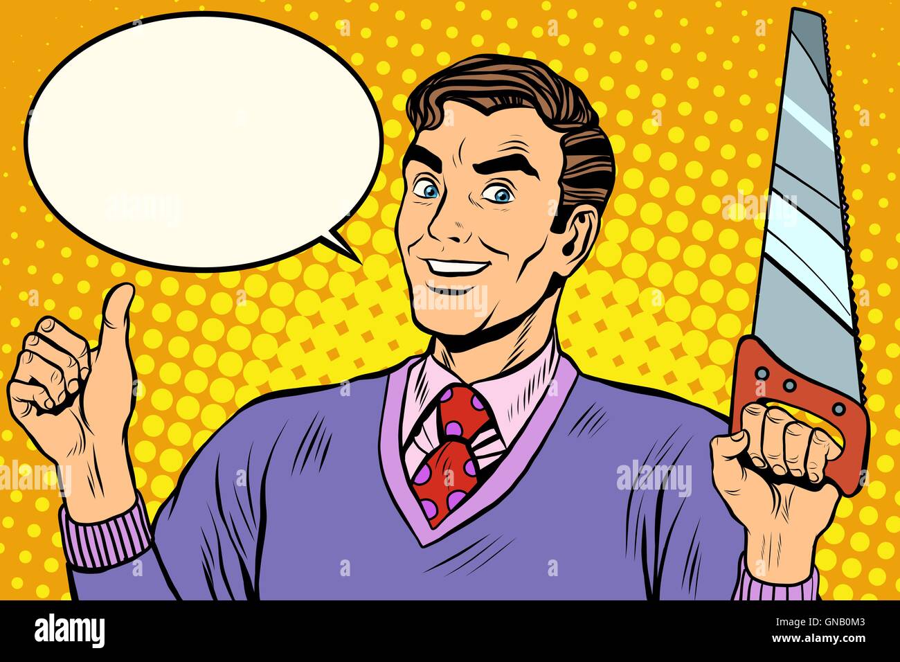 Man with tool Stock Vector Images - Alamy