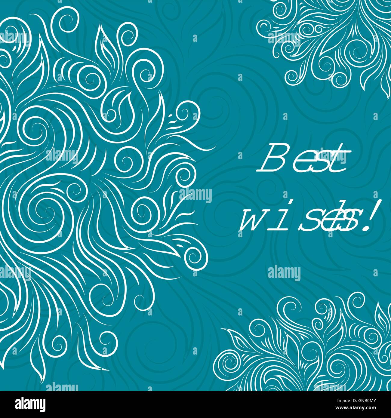 Wedding vintage turquoise invitation design hi-res stock photography ...