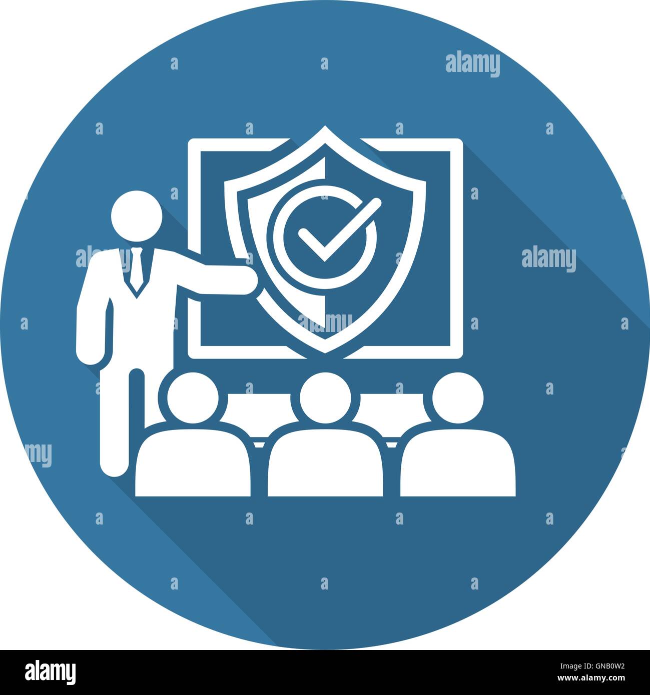 Security Briefing Icon Business Concept Stock Vector Image And Art Alamy