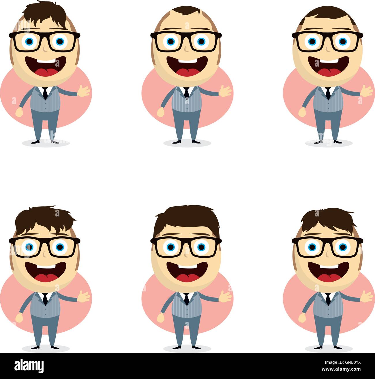 businessman cartoon set Stock Vector Image & Art - Alamy