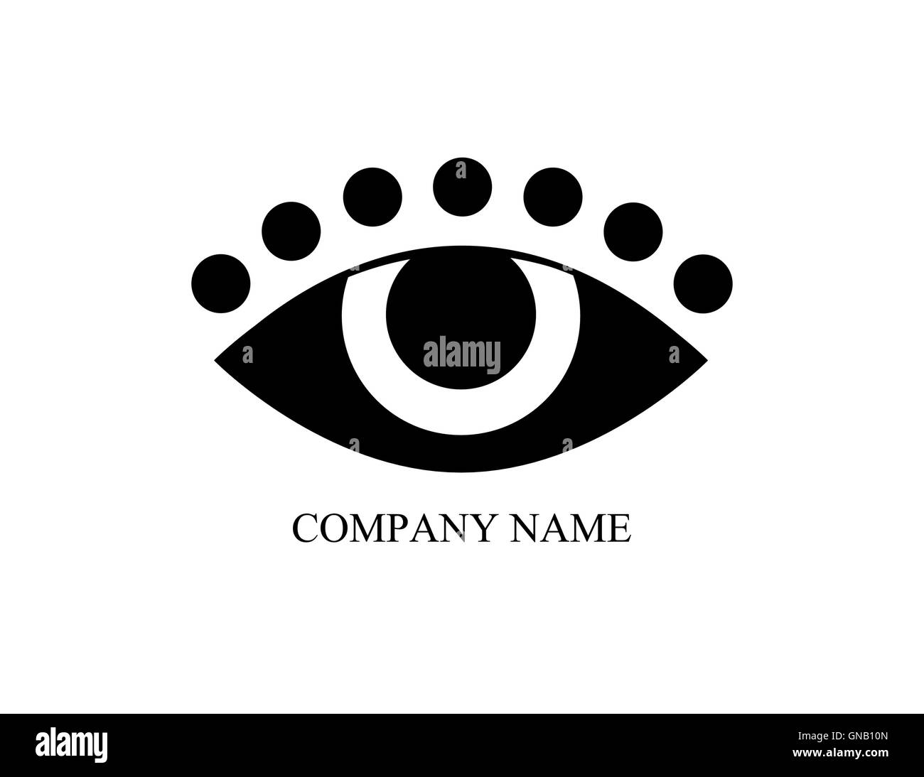 isolate abstract eye. vector Stock Vector Image & Art - Alamy