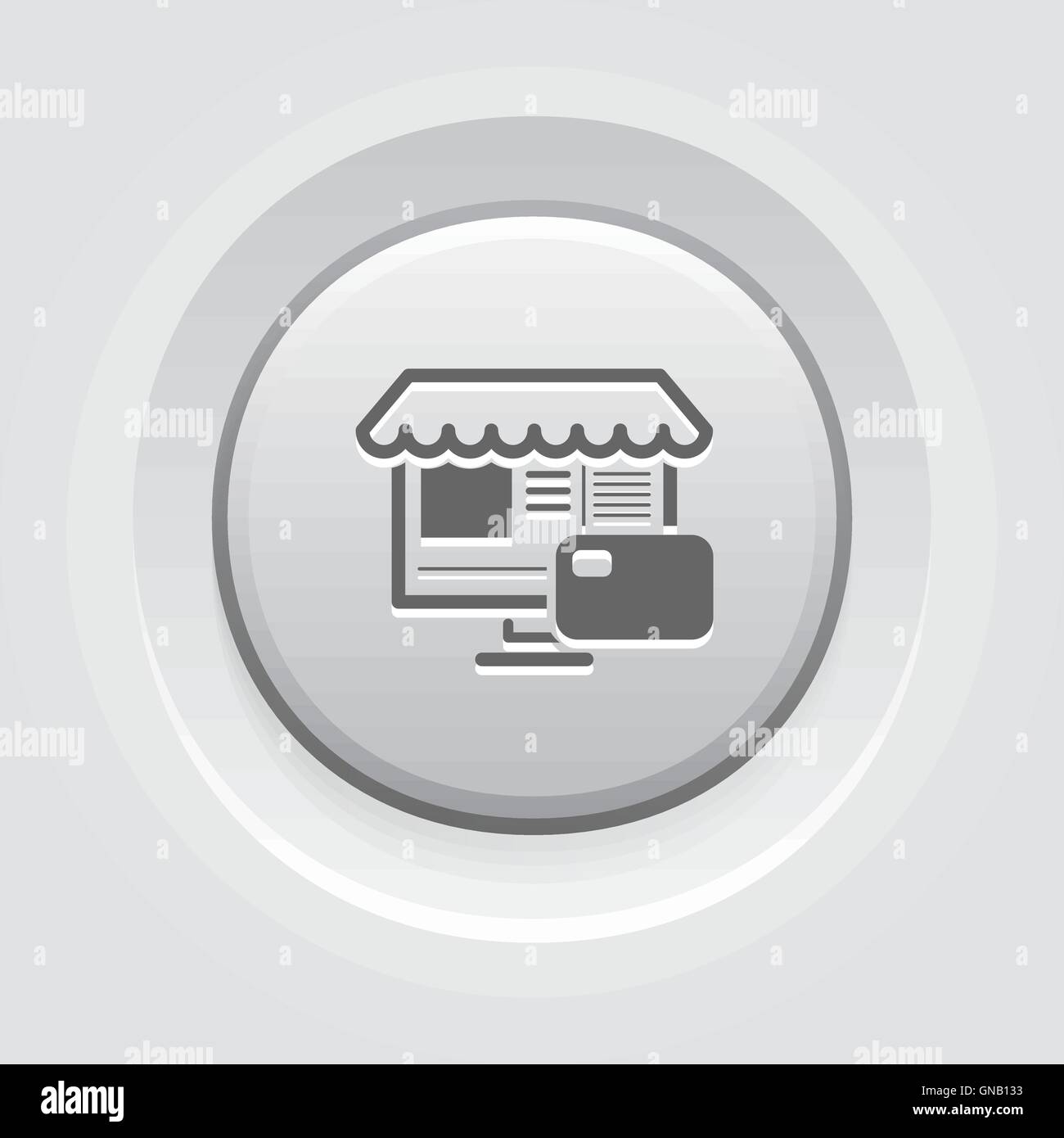 Online store icon Stock Vector Images - Alamy