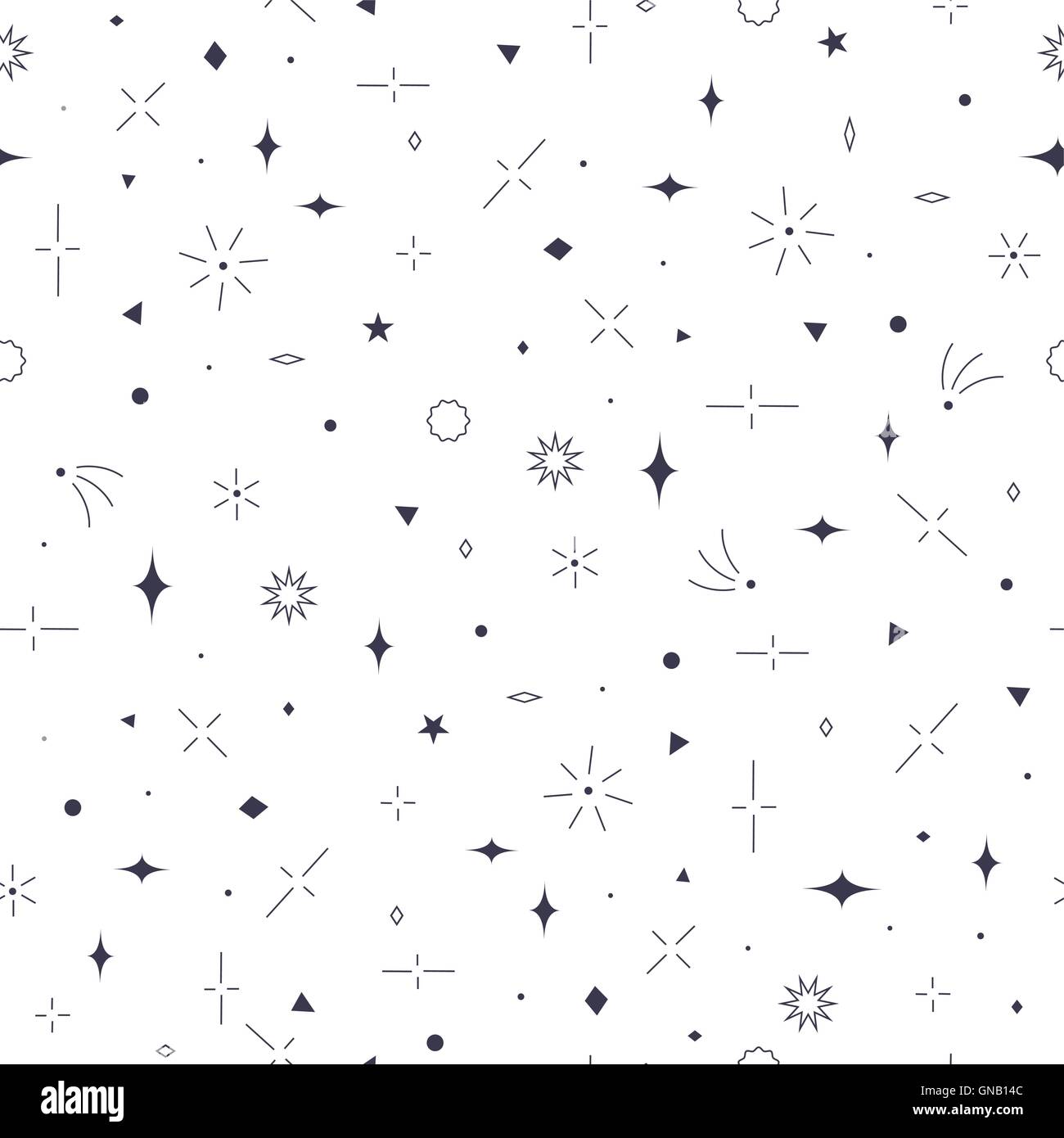 Squares and stars pattern Cut Out Stock Images & Pictures - Alamy