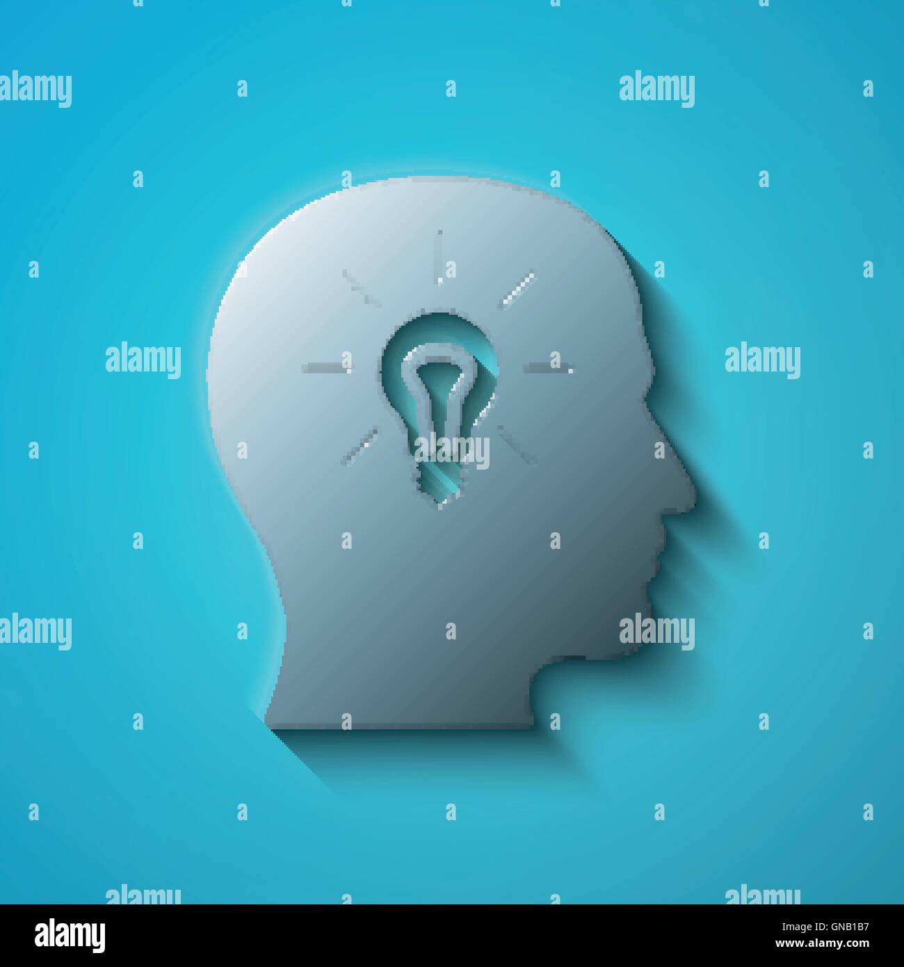 3d computer light bulb Stock Vector Images - Alamy