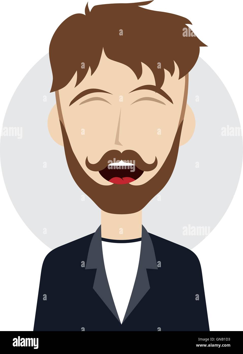 funny laughing guy Stock Vector Image & Art - Alamy