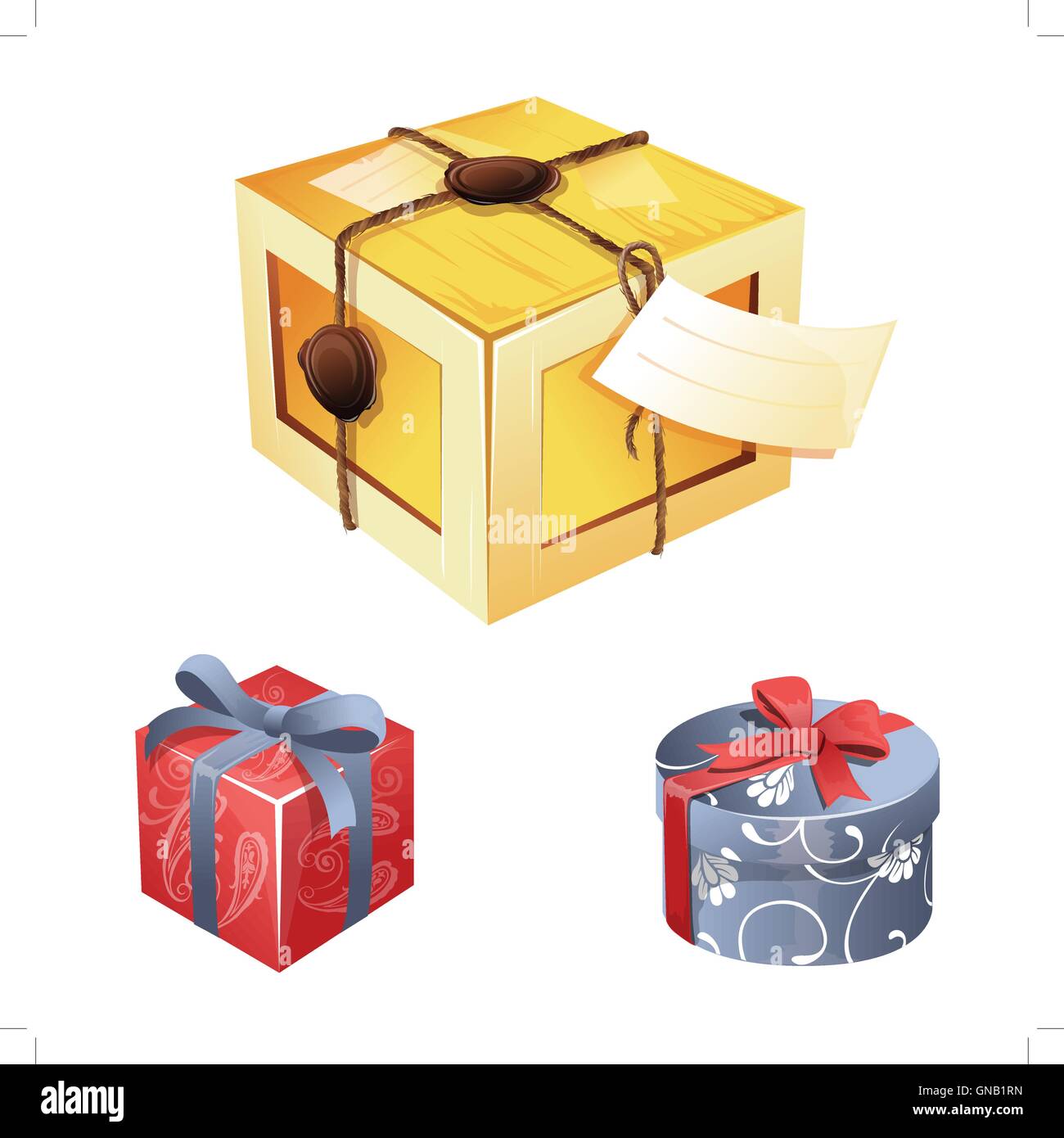 Gift Box Illustration Stock Vector Image & Art - Alamy