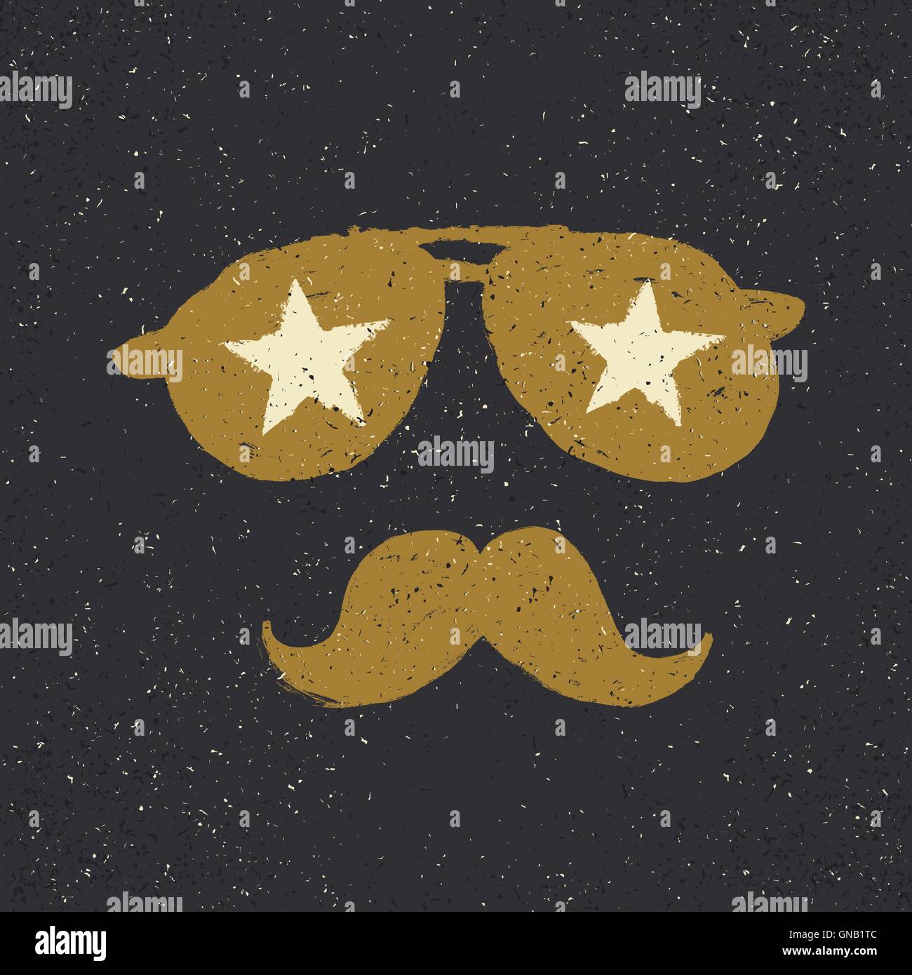 Comedy moustache Stock Vector Images - Alamy