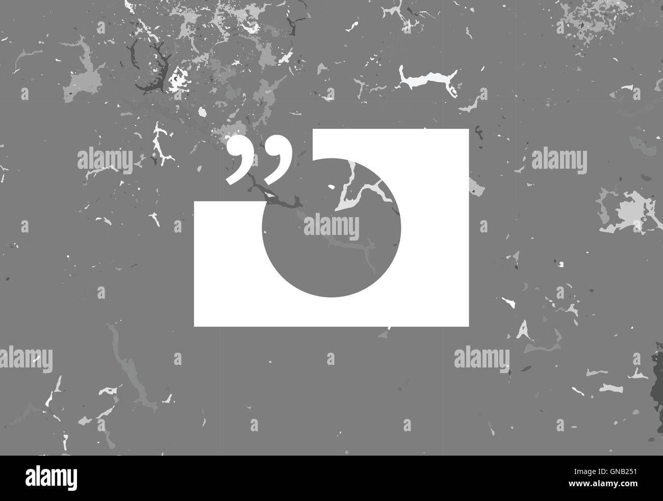 Quote text bubble. Commas, note, message and comment. Quote element ...