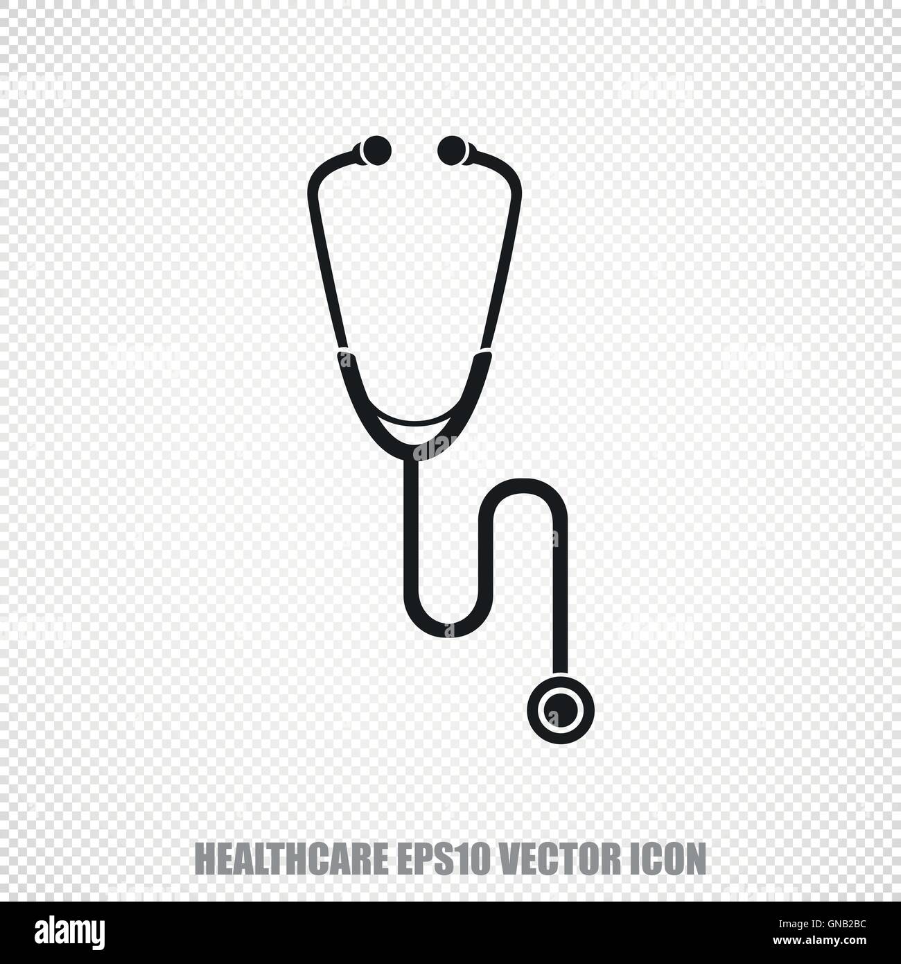 Healthcare vector Stethoscope icon. Modern flat design Stock Vector ...